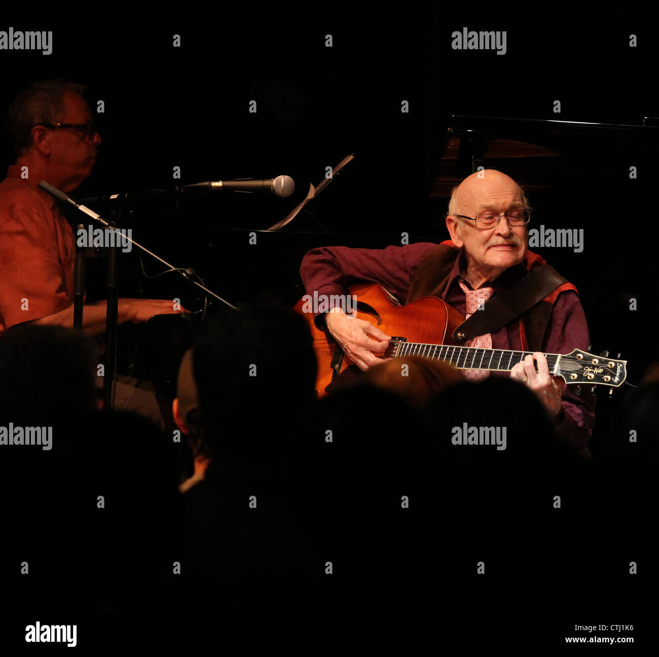 Jim Hall (guitar) and Kenny Werner (piano) in a concert on Valby Summer ...