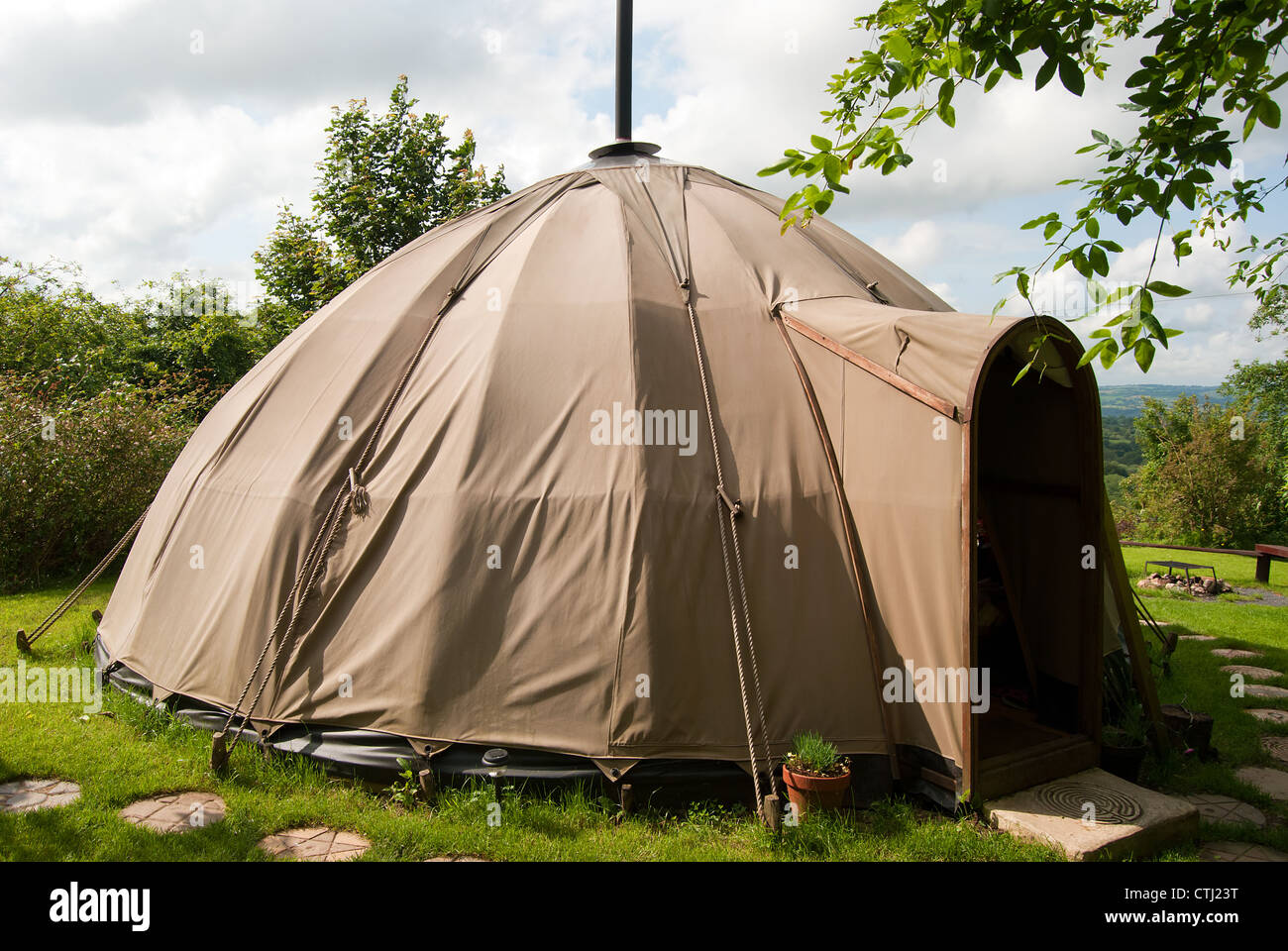 Alachigh tent, traditionally used by the Shahsavan tribe in Iran, but ...