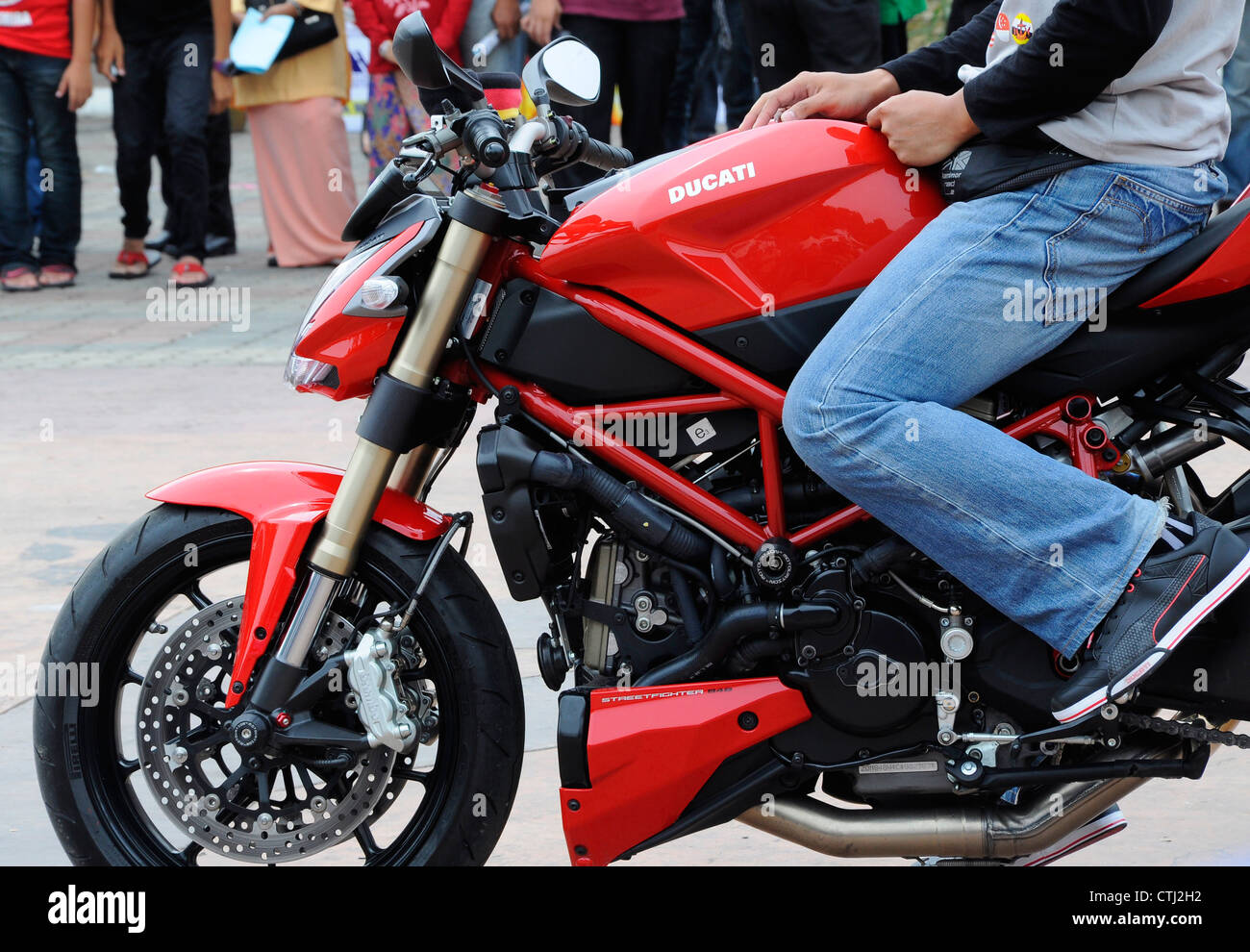 Ducati rider hi-res stock photography and images - Alamy