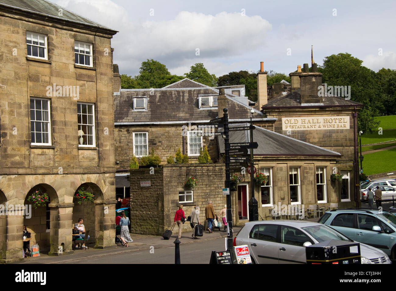 Buxton town centre, Derbyshire England UK Stock Photo - Alamy