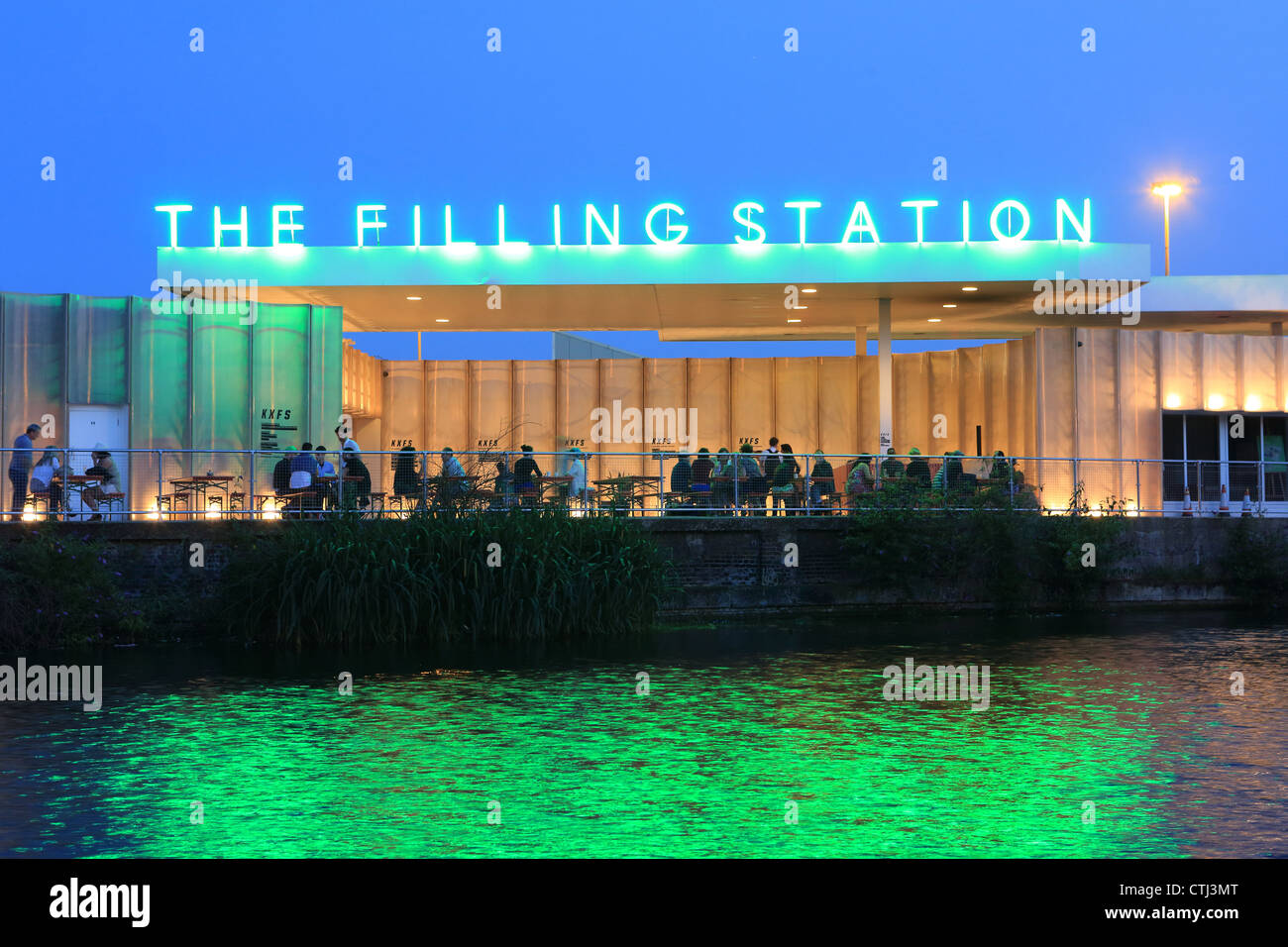 Shrimpy's restaurant at King's Cross Filling Station, a cool, canal ...