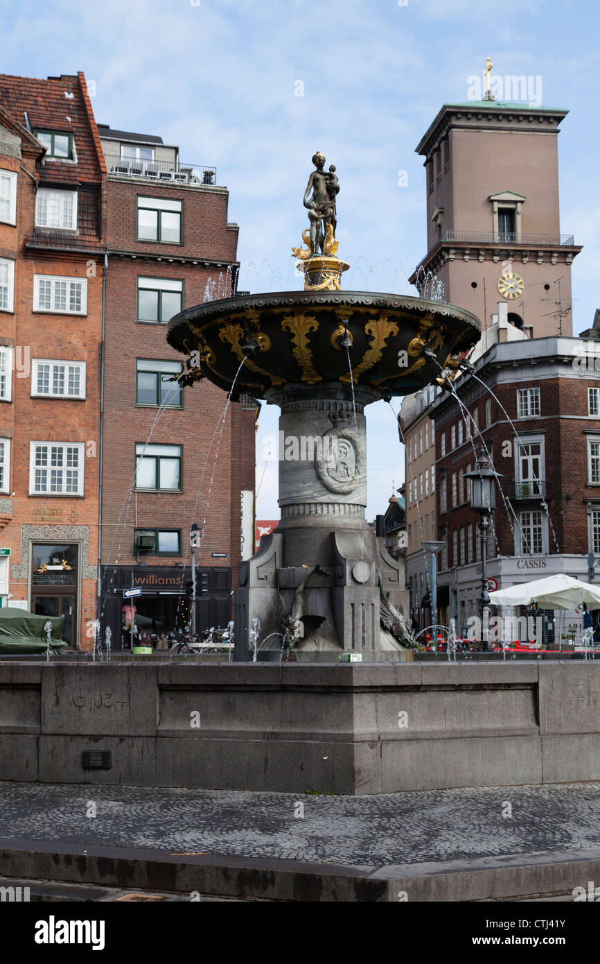 Caritas Fountain, Copenhagen, Denmark Stock Photo - Alamy