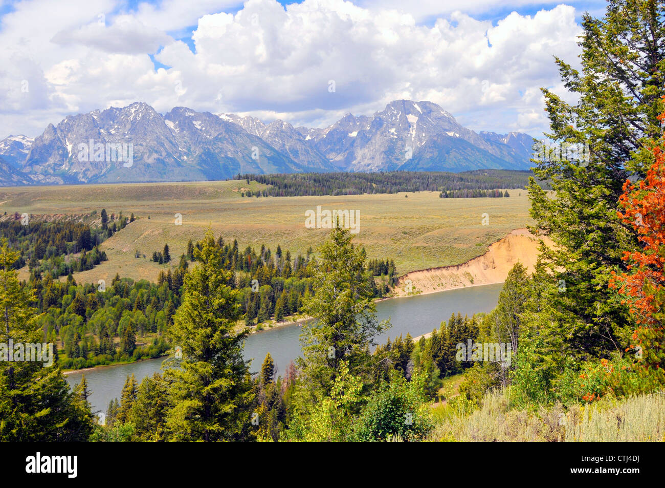 Snake River Grand Teton National Park Wyoming WY United States Stock ...