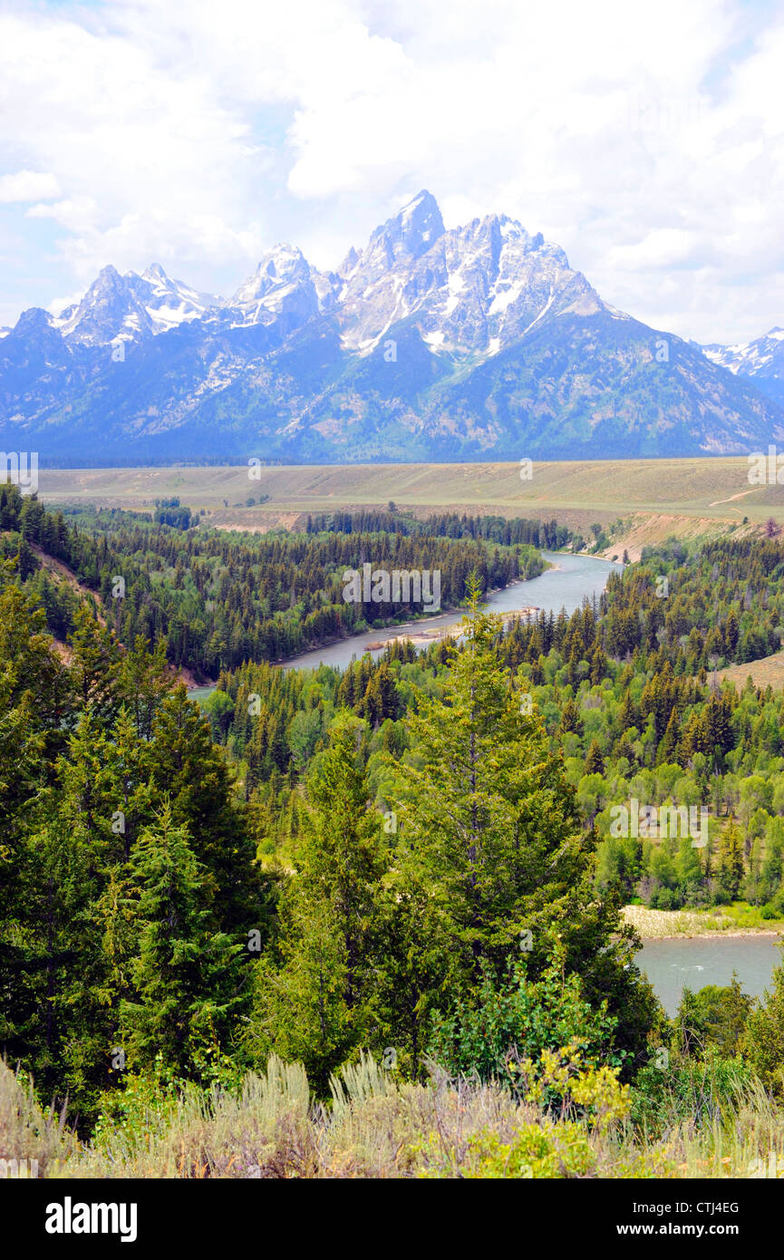 Snake River Grand Teton National Park Wyoming WY United States Stock ...