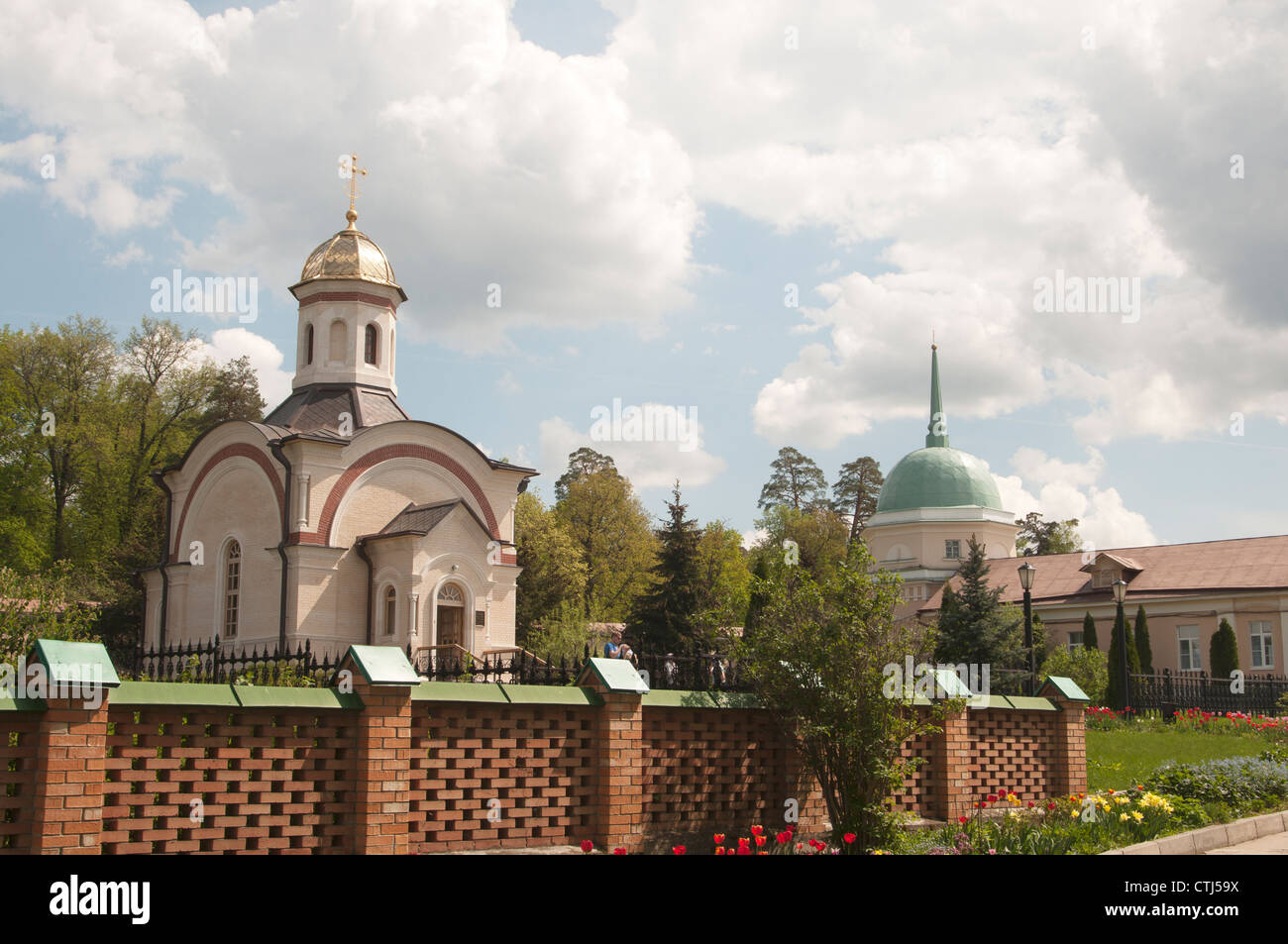 Kozelsk (Optino), Optina pustyn monastery, Memorial chapel to three ...
