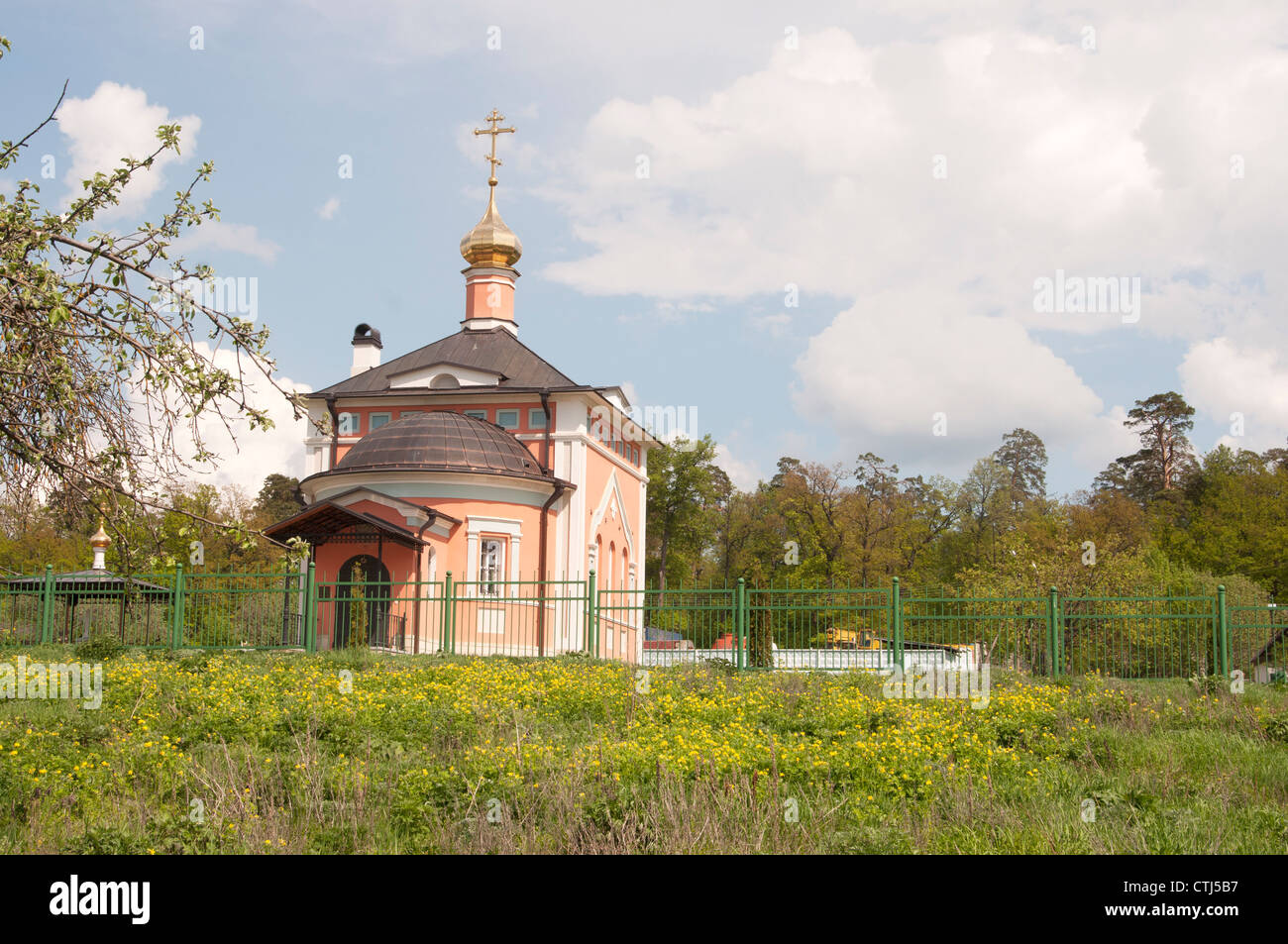Kozelsk (Optino), Optina pustyn monastery, All the Saints church Stock ...