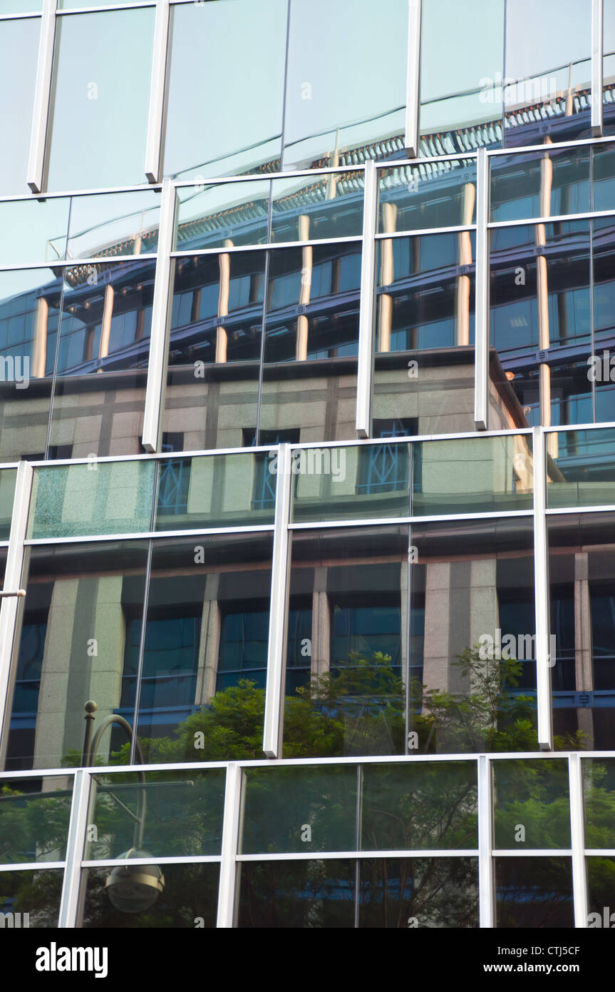 Reflection in Glass Stock Photo - Alamy