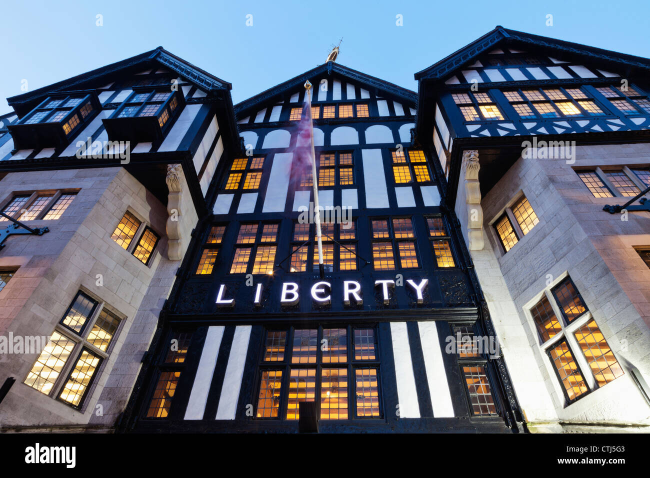 England, London, Liberty Department Store Stock Photo - Alamy