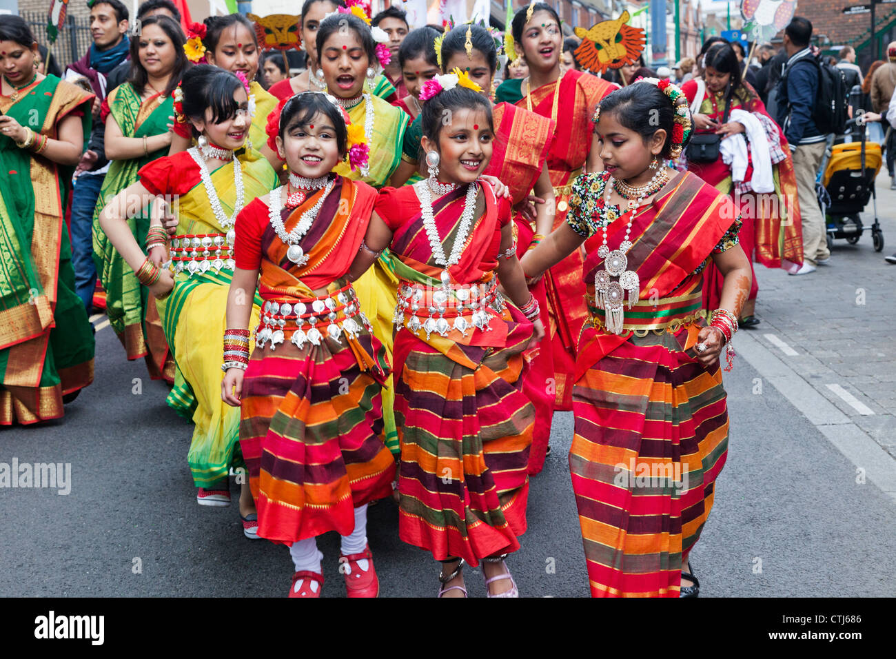 England, London, Banglatown, Bengali New Year Festival, Boishakhi Mela ...