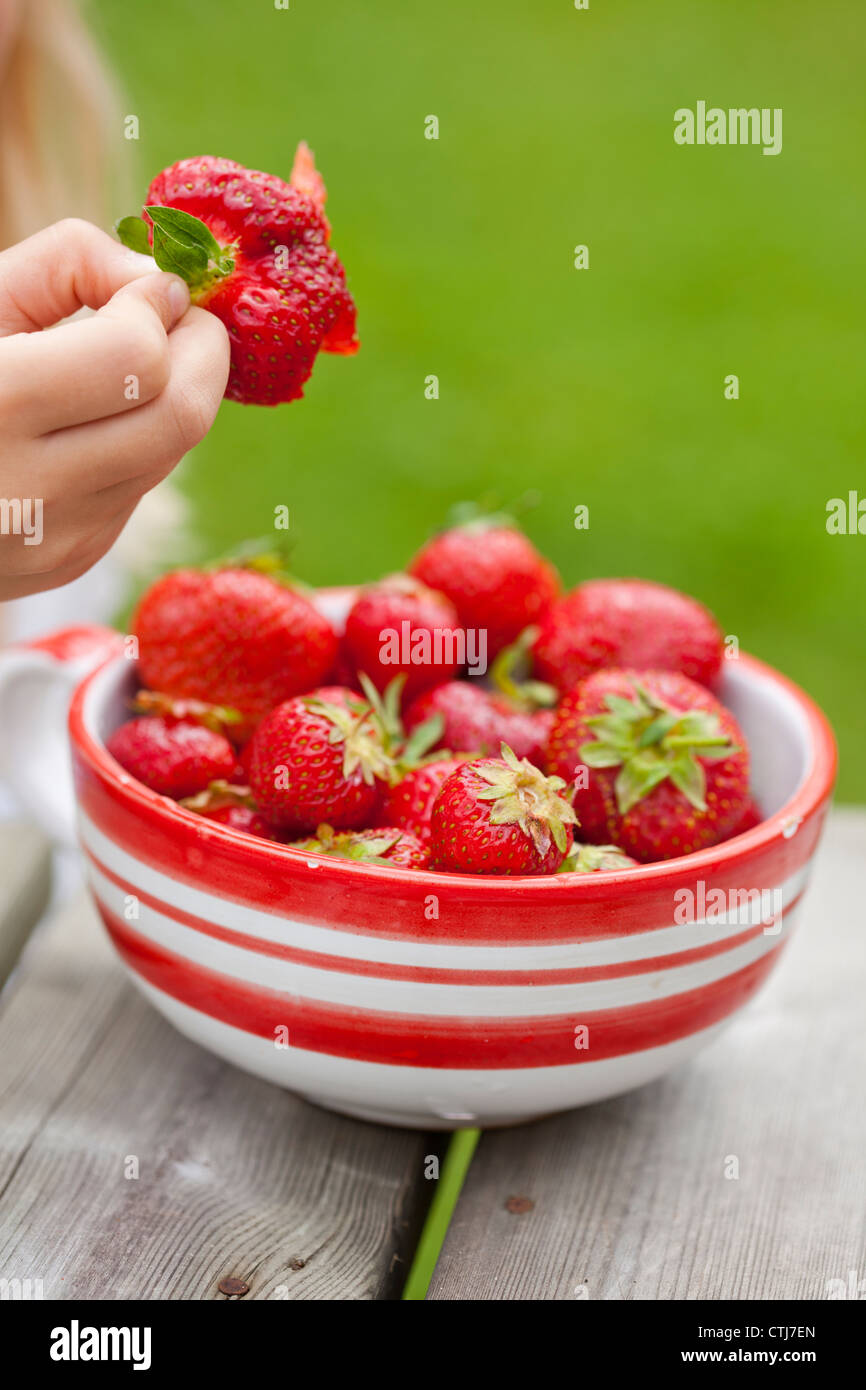 Half eaten food eating hand hi-res stock photography and images - Alamy