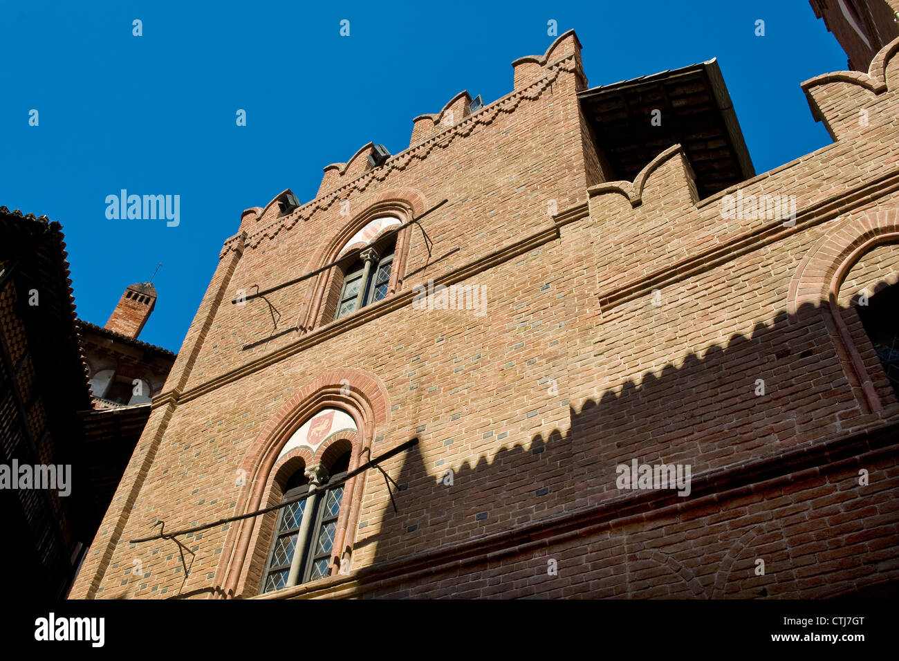 Italy, Piedmont, Turin, medieval village Stock Photo - Alamy