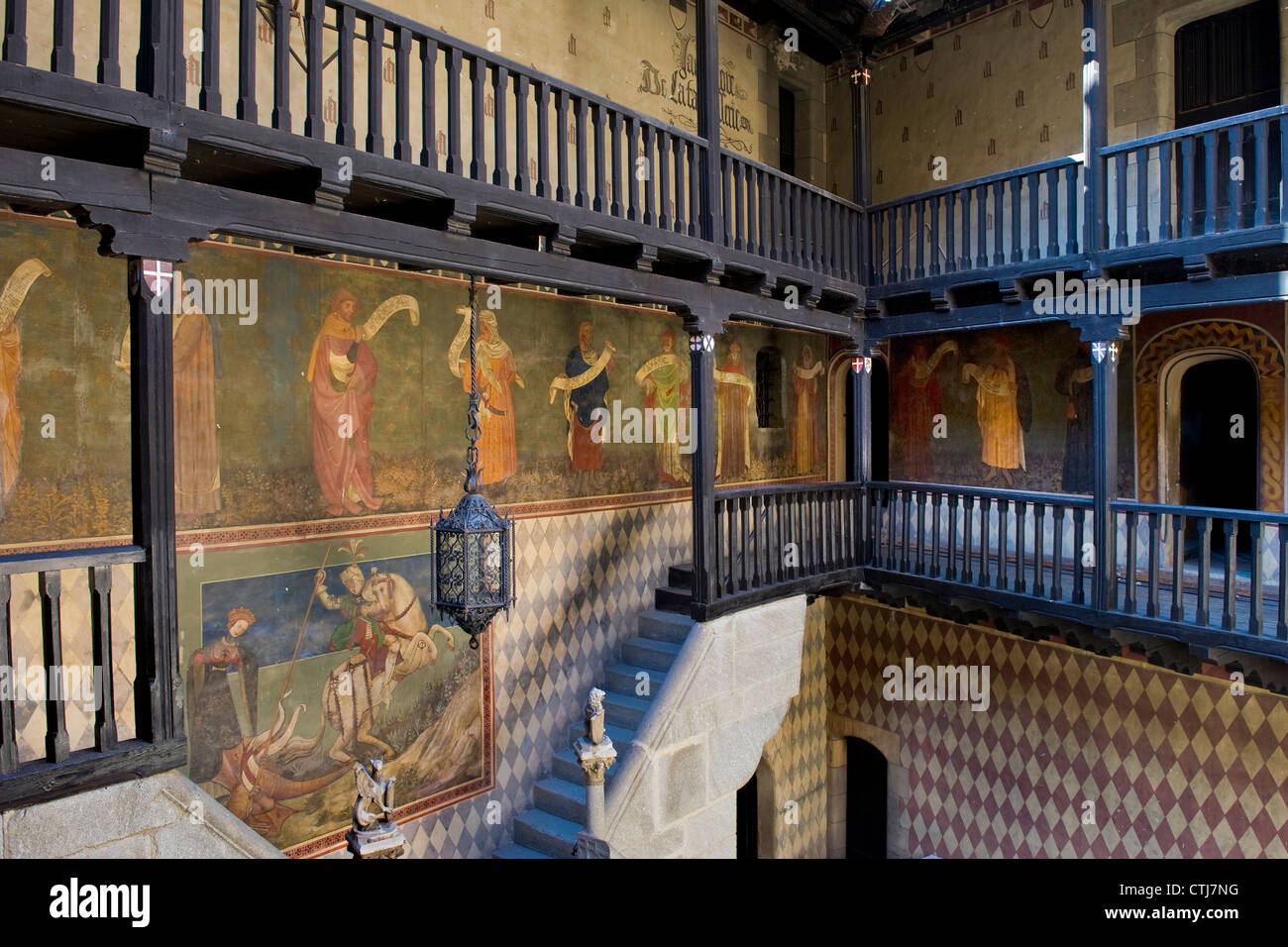 Medieval village fortress turin italy hi-res stock photography and ...