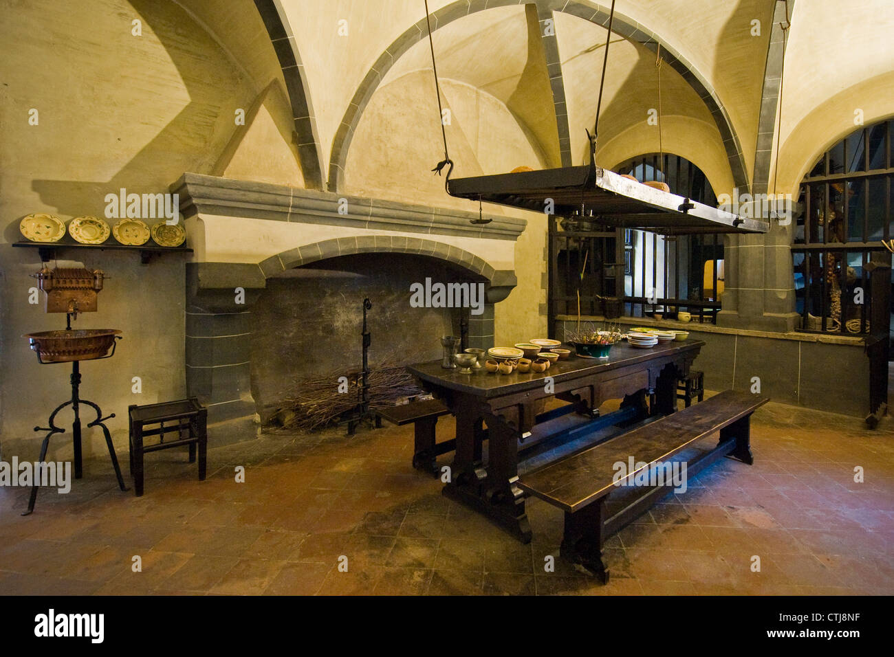 Medieval village fortress turin italy hi-res stock photography and ...