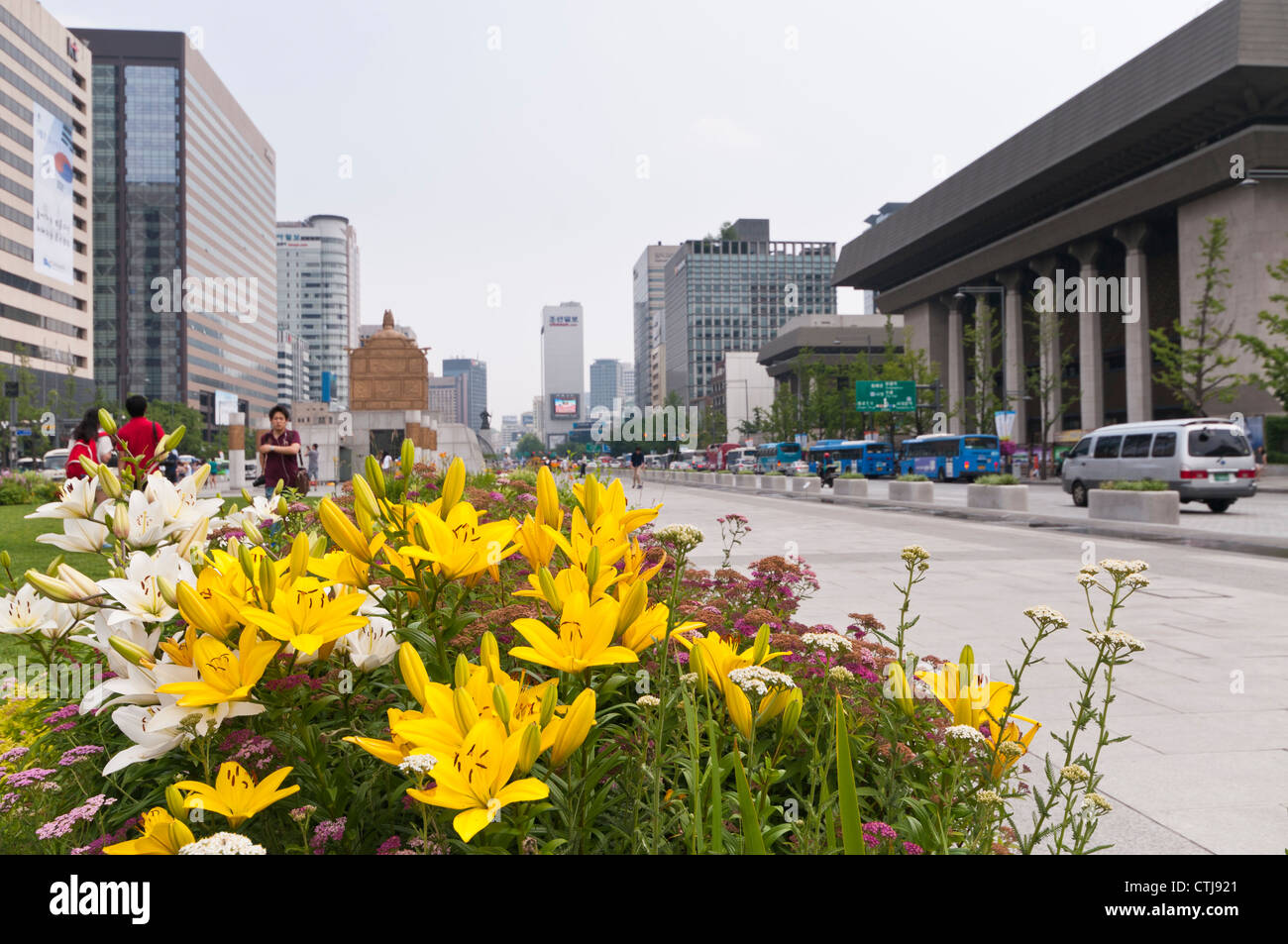 Sejong daero hi-res stock photography and images - Alamy