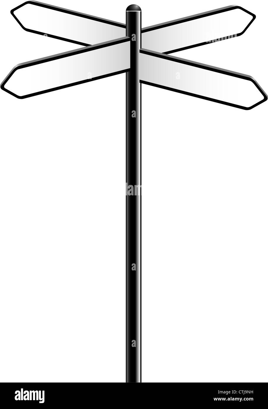 Crossroads signs Black and White Stock Photos & Images - Alamy