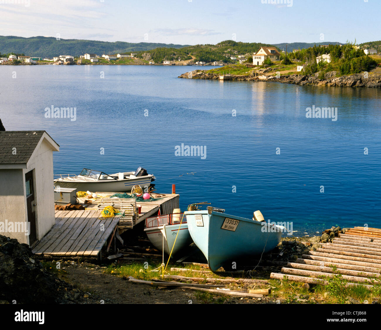Newfoundland labrador fishing villages in hi-res stock photography and ...
