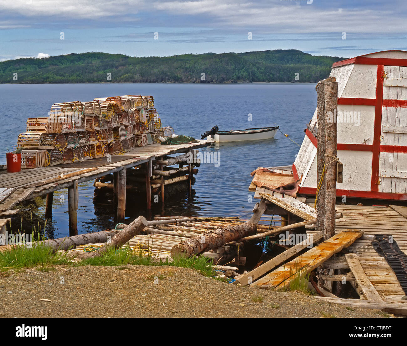 Newfoundland labrador fishing villages in hi-res stock photography and ...