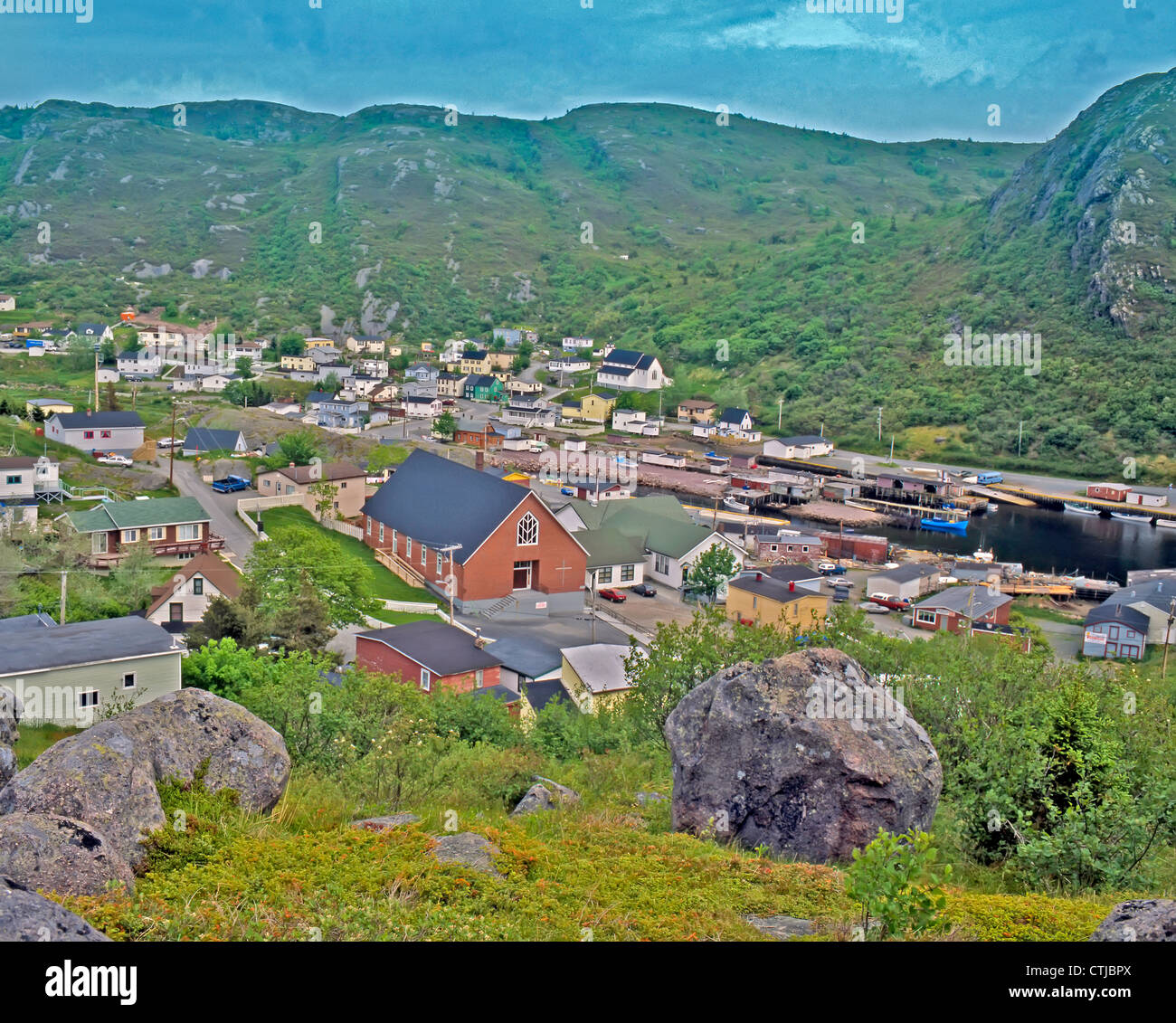 Fishing Villages and Fishing Harbors in Newfoundland and Labrador in ...