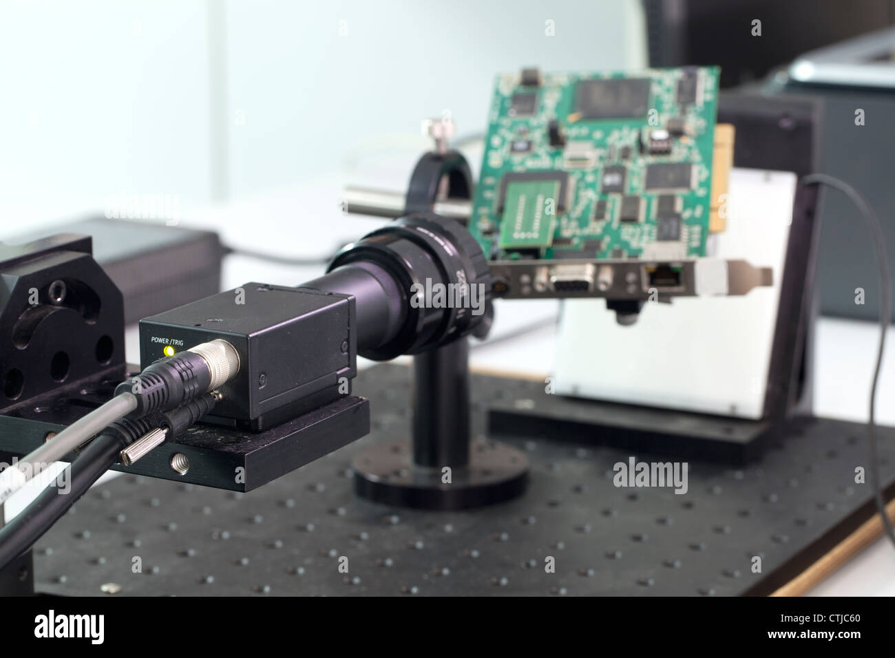 Camera inspection control Stock Photo - Alamy