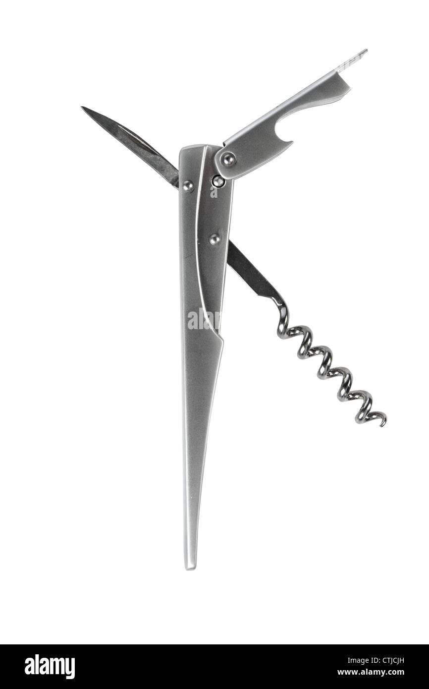 Front view of Cork Screw isolated on white background Stock Photo - Alamy