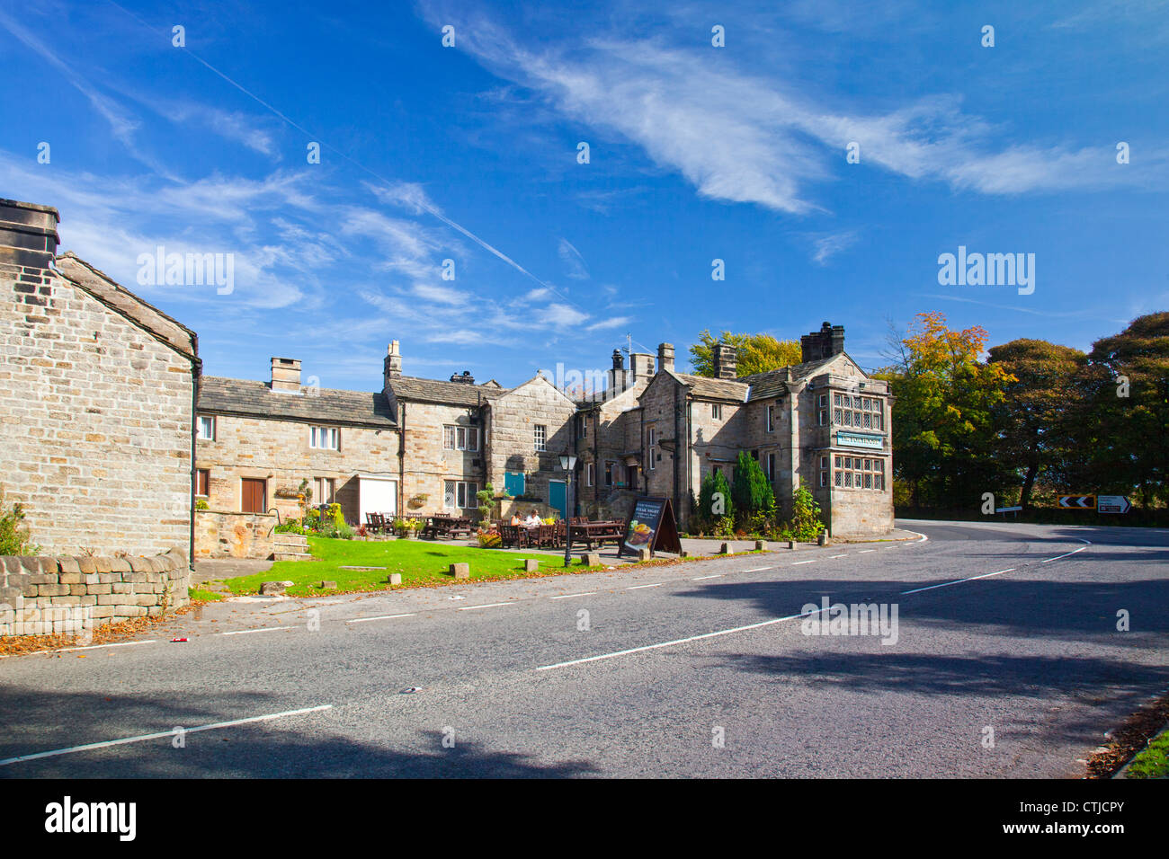 Renovated cottages attached to The Fox House Inn in the Peak District ...