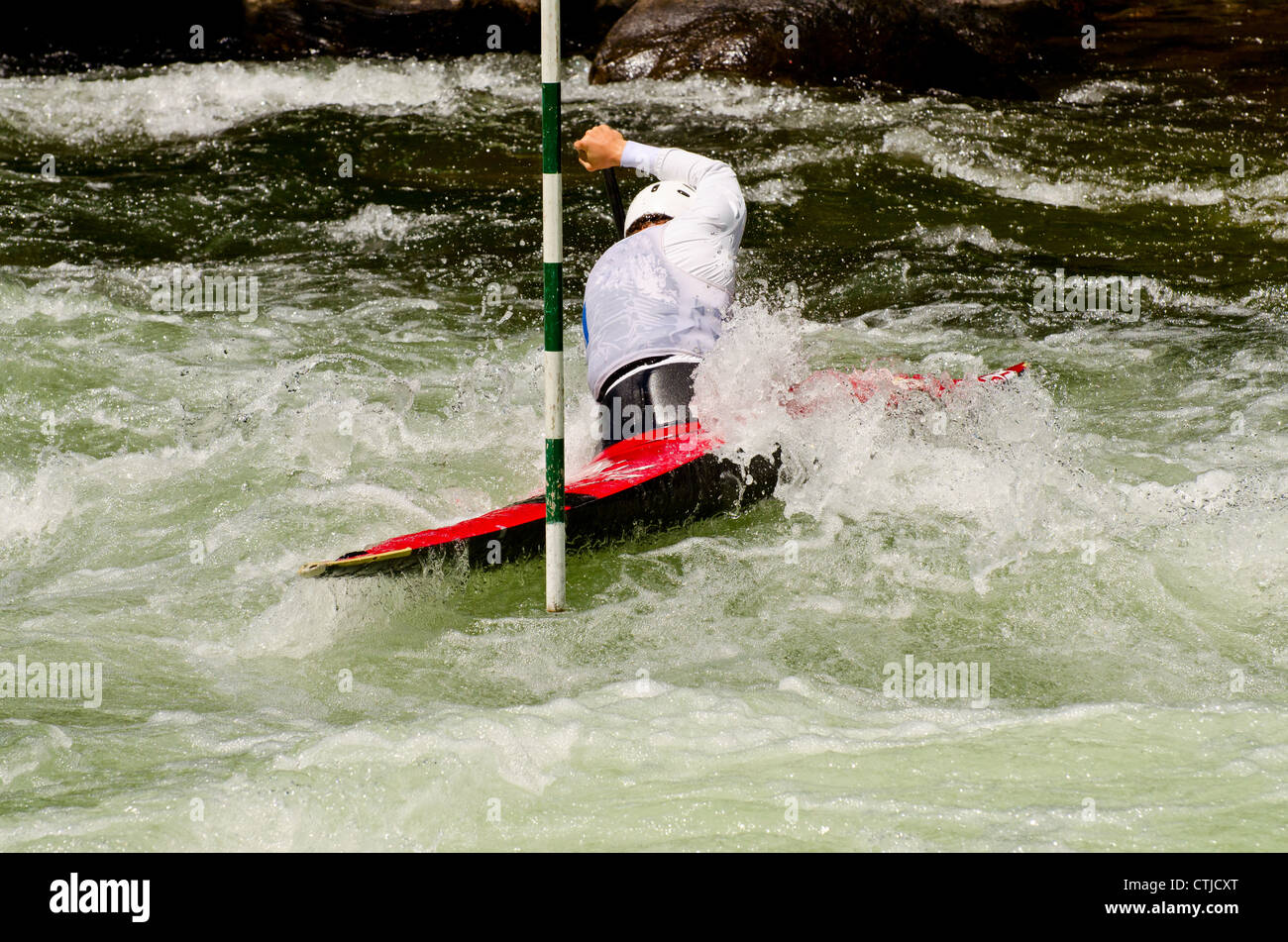 Slalom gate hi-res stock photography and images - Alamy