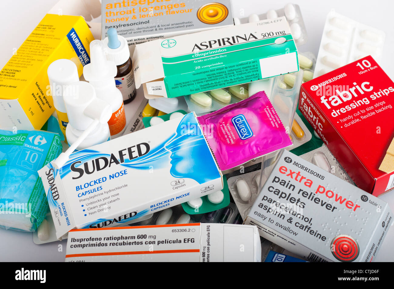 Sudafed nasal spray hi-res stock photography and images - Alamy