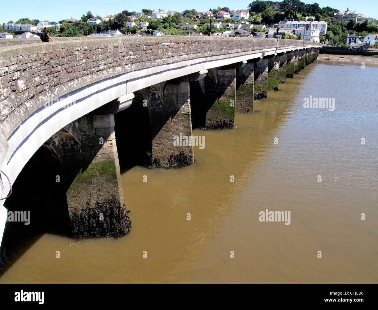 Bideford Long Bridge, North Devon, UK Stock Photo - Alamy