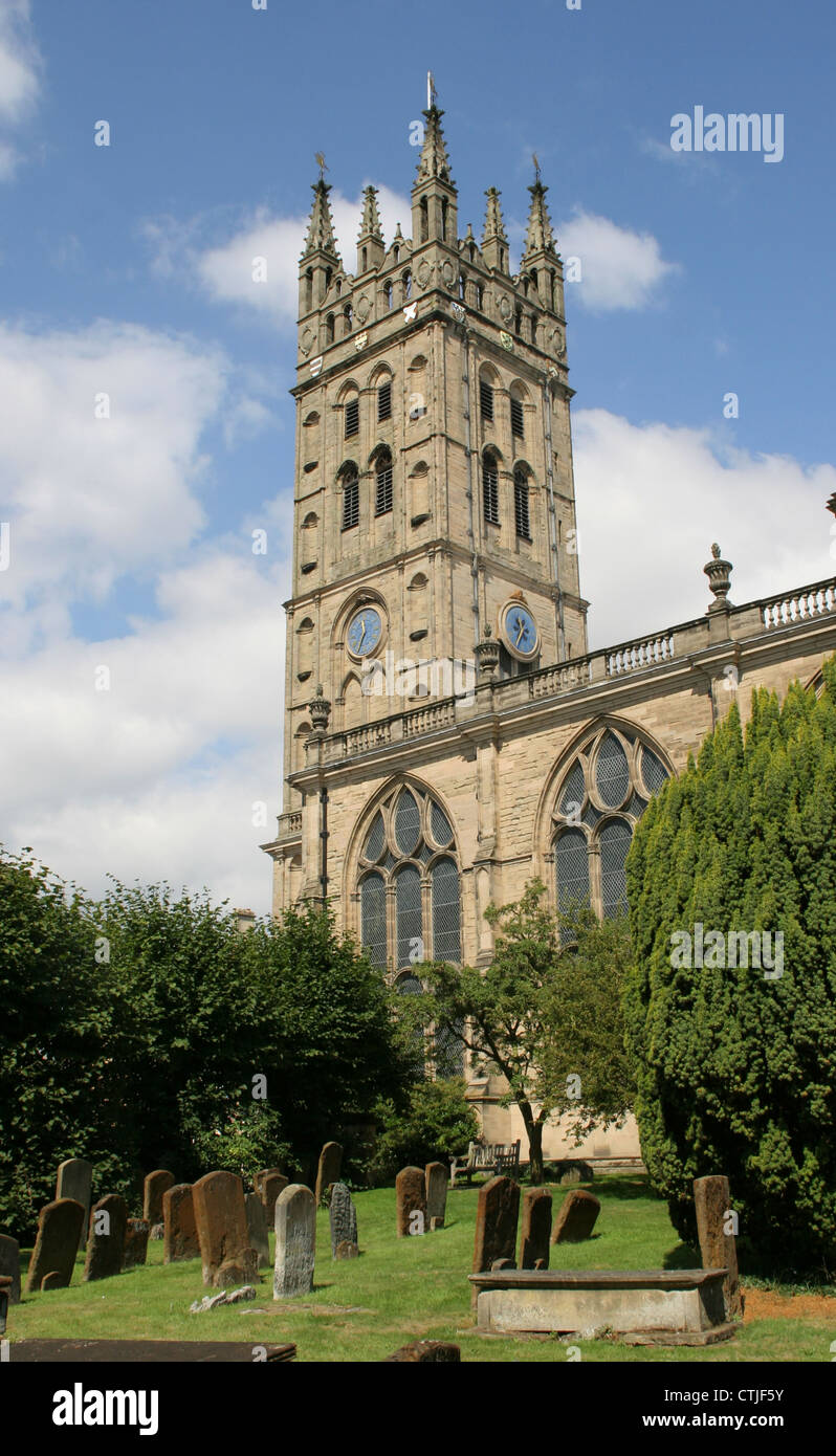 St Marys Collegiate church Warwick Warwickshire England UK Stock Photo ...