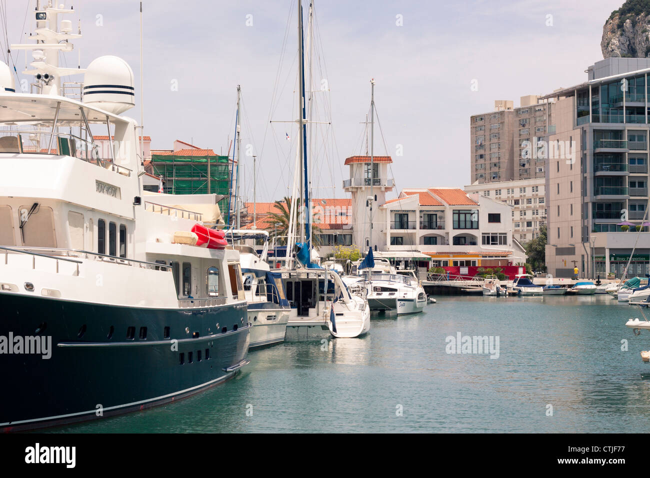 Photo of Ocean Village in Gibraltar Stock Photo - Alamy