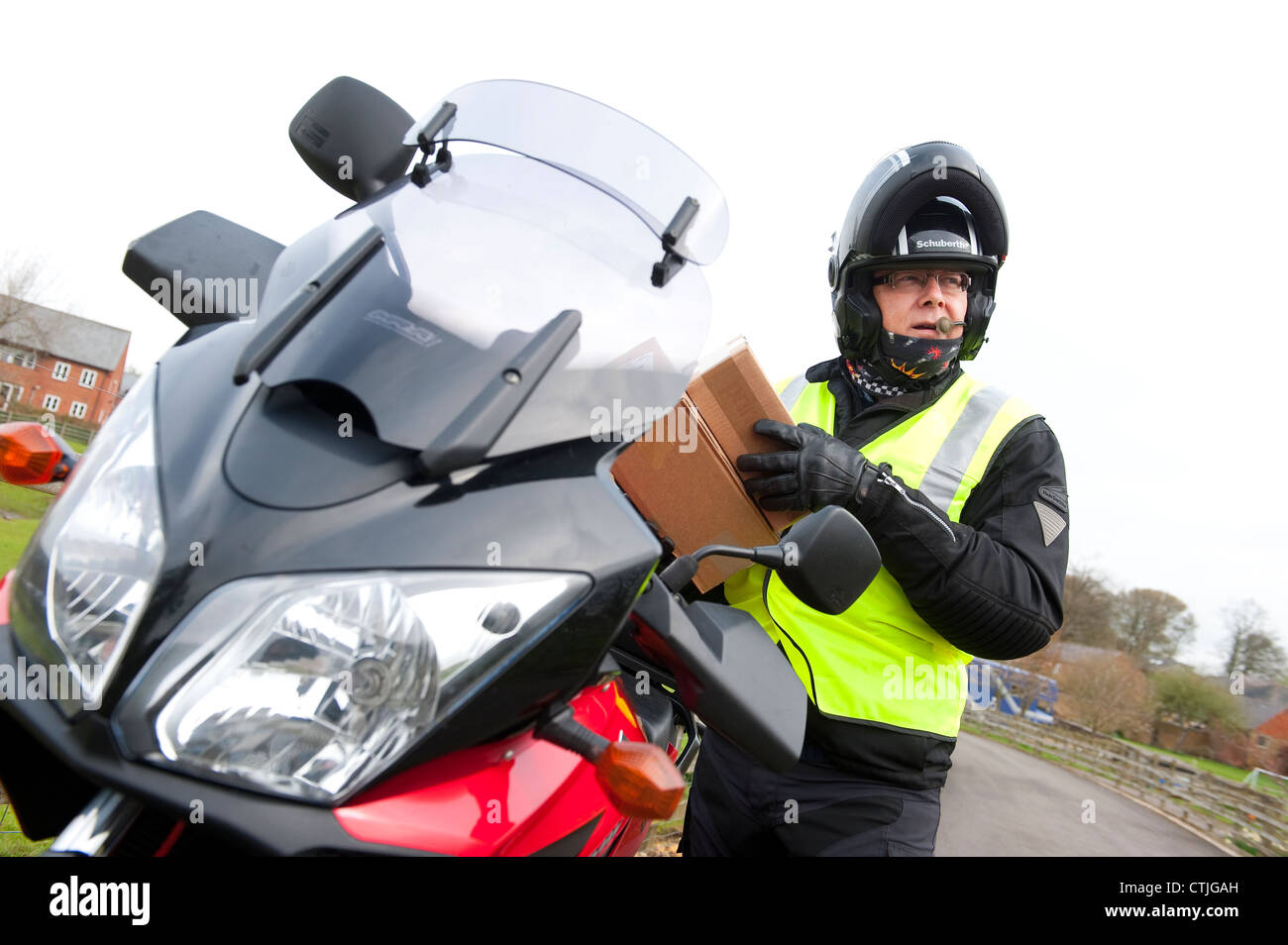 Motorbike Delivery High Resolution Stock Photography and Images - Alamy