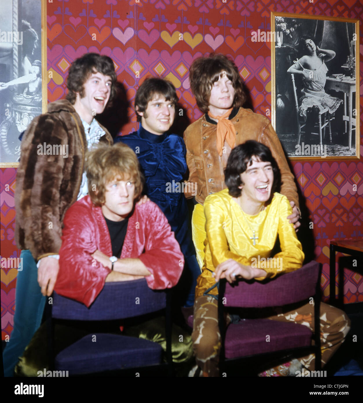 SPOOKY TOOTH UK pop group about 1967 with Gary Wright top right Stock ...