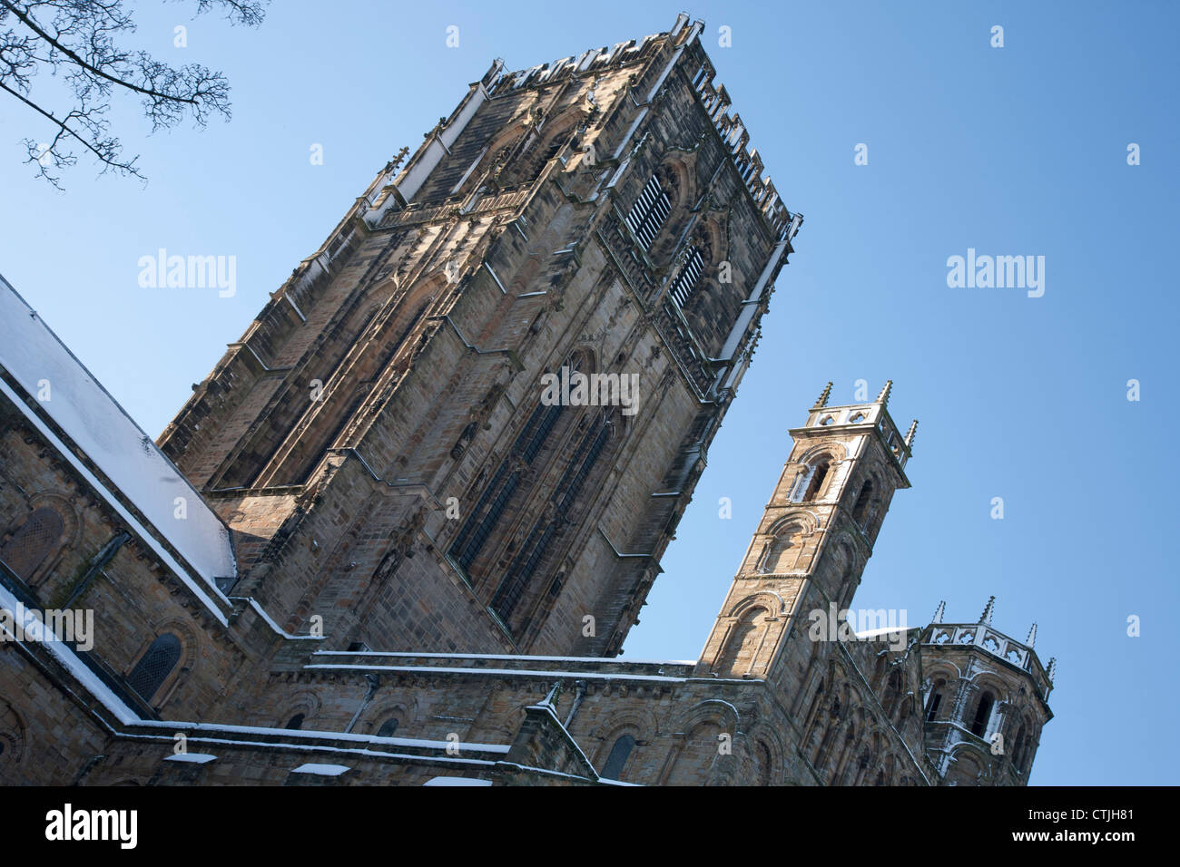 Durham cathedral in the snow hi-res stock photography and images - Alamy