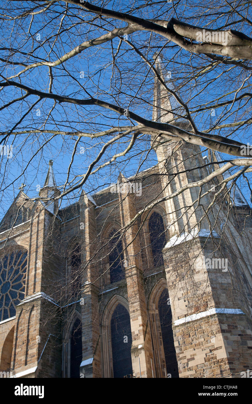 Durham cathedral snow winter hi-res stock photography and images - Alamy