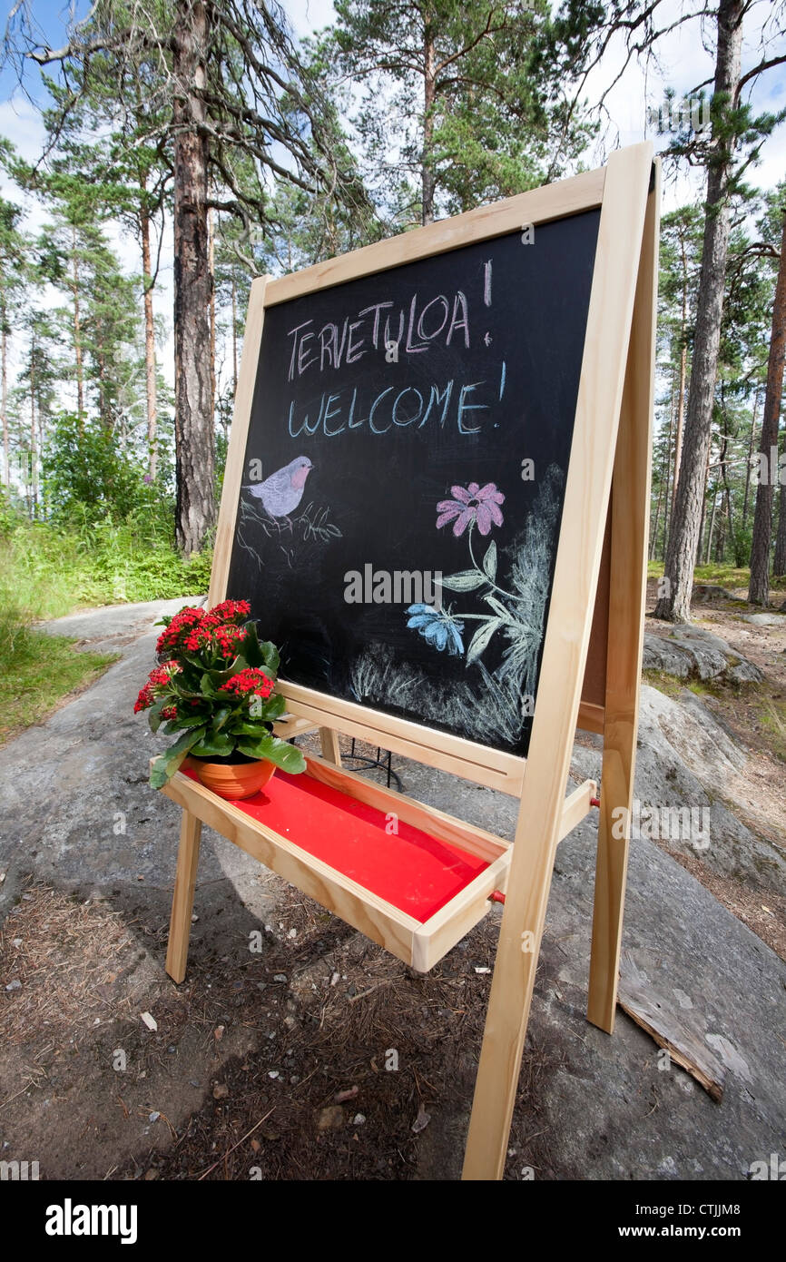 Tervetuloa welcome sign hi-res stock photography and images - Alamy