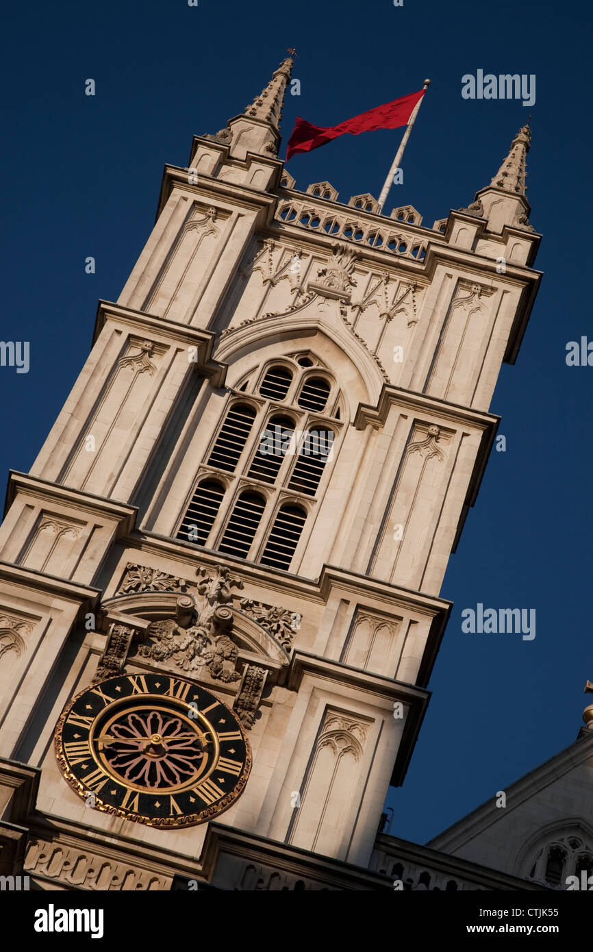 Westminster Abbey Tower in London, England, UK Stock Photo - Alamy