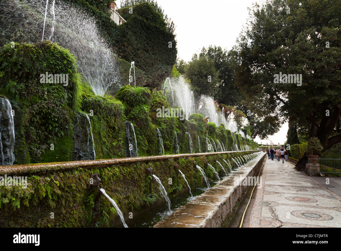 Le Cento Fontane The Hundred Fountains at Villa d'Este gardensTivoli ...
