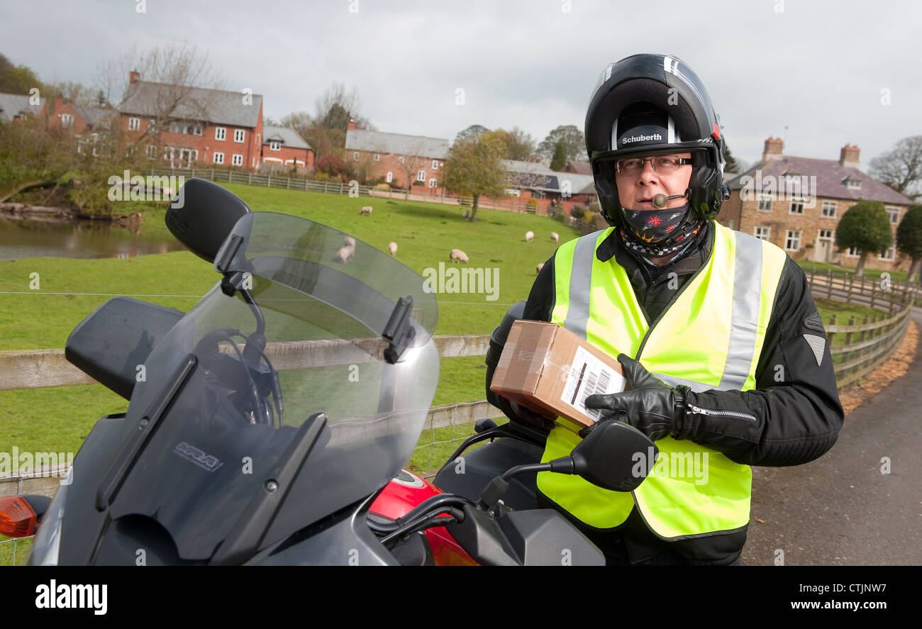 Motorcycle courier hi-res stock photography and images - Alamy