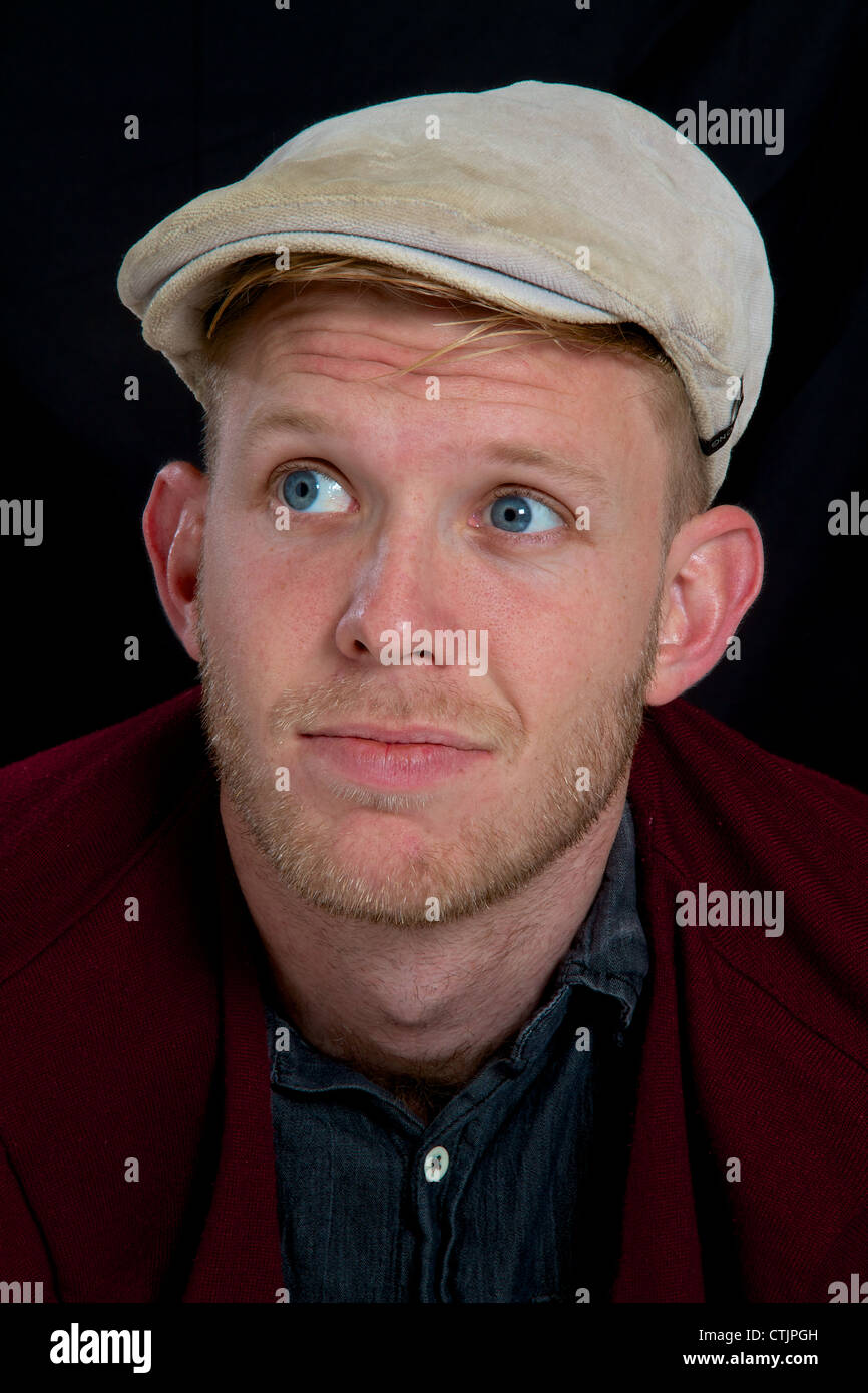Suspicious man eyes close up hi-res stock photography and images - Alamy