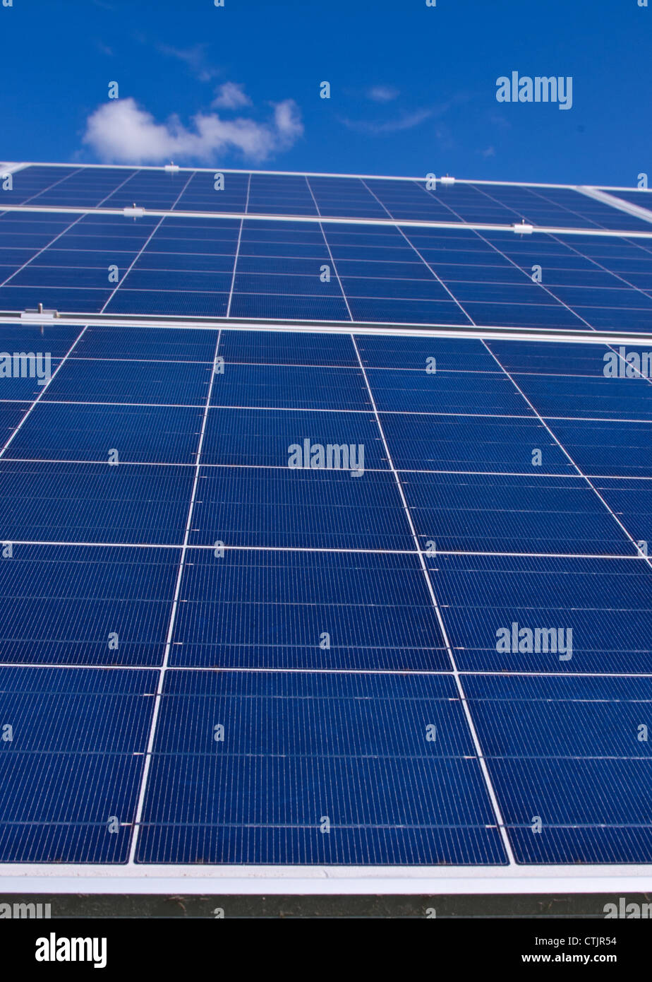 closeup of a Photovoltaic panel Stock Photo - Alamy