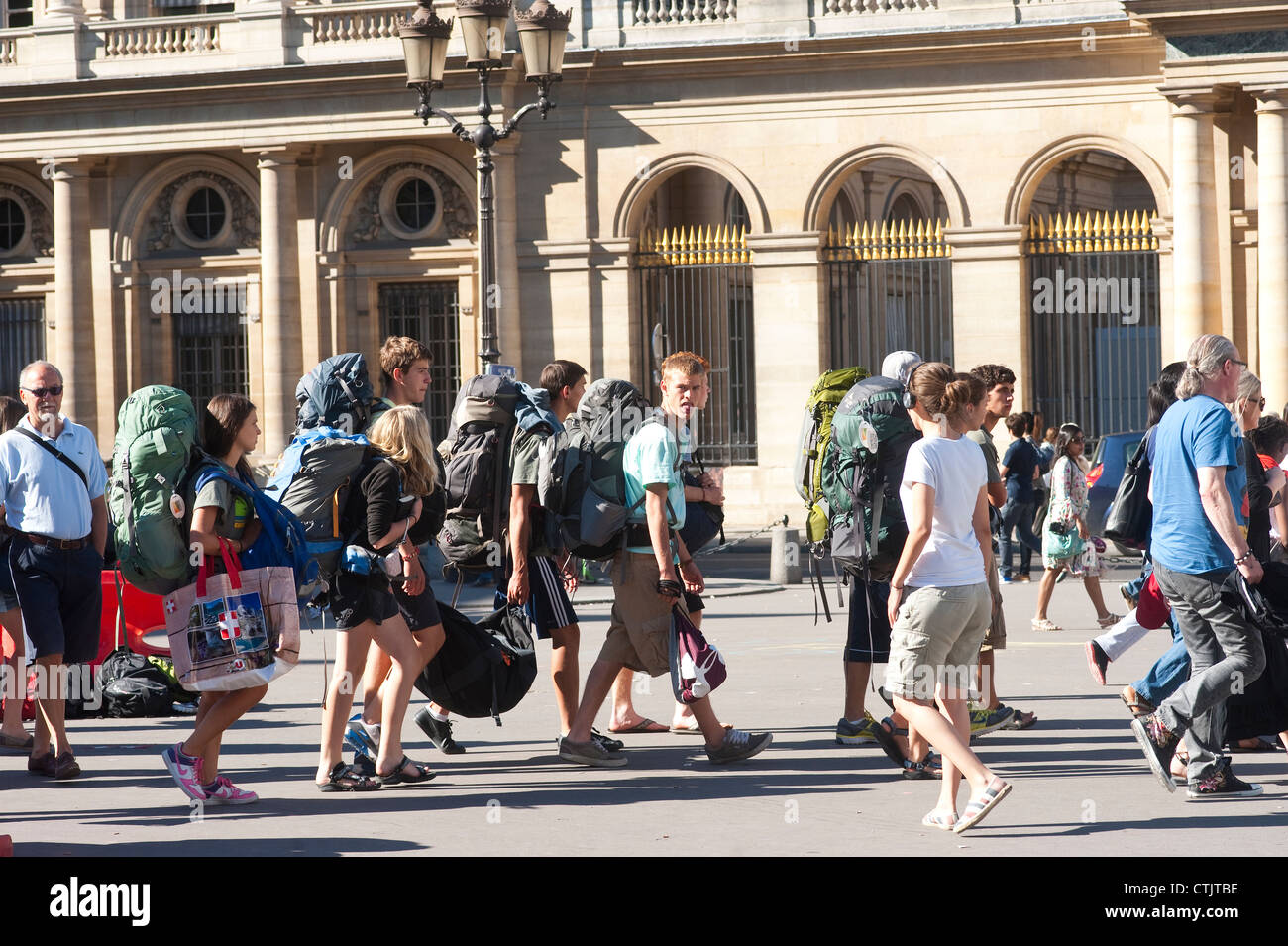 Backpacking france hi-res stock photography and images - Alamy