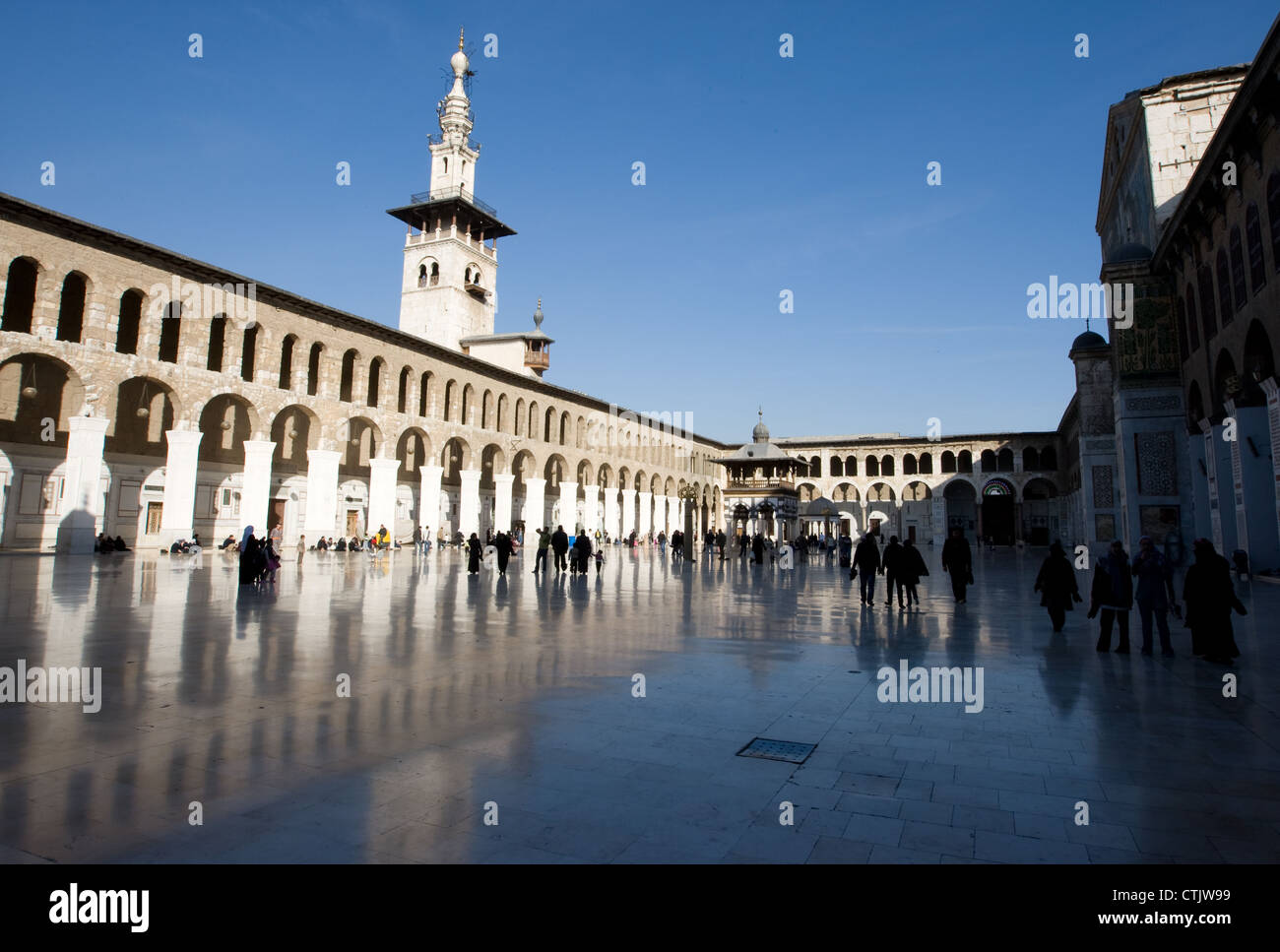 The Umayyad Mosque, the Great Mosque of Damascus, Syria Stock Photo - Alamy