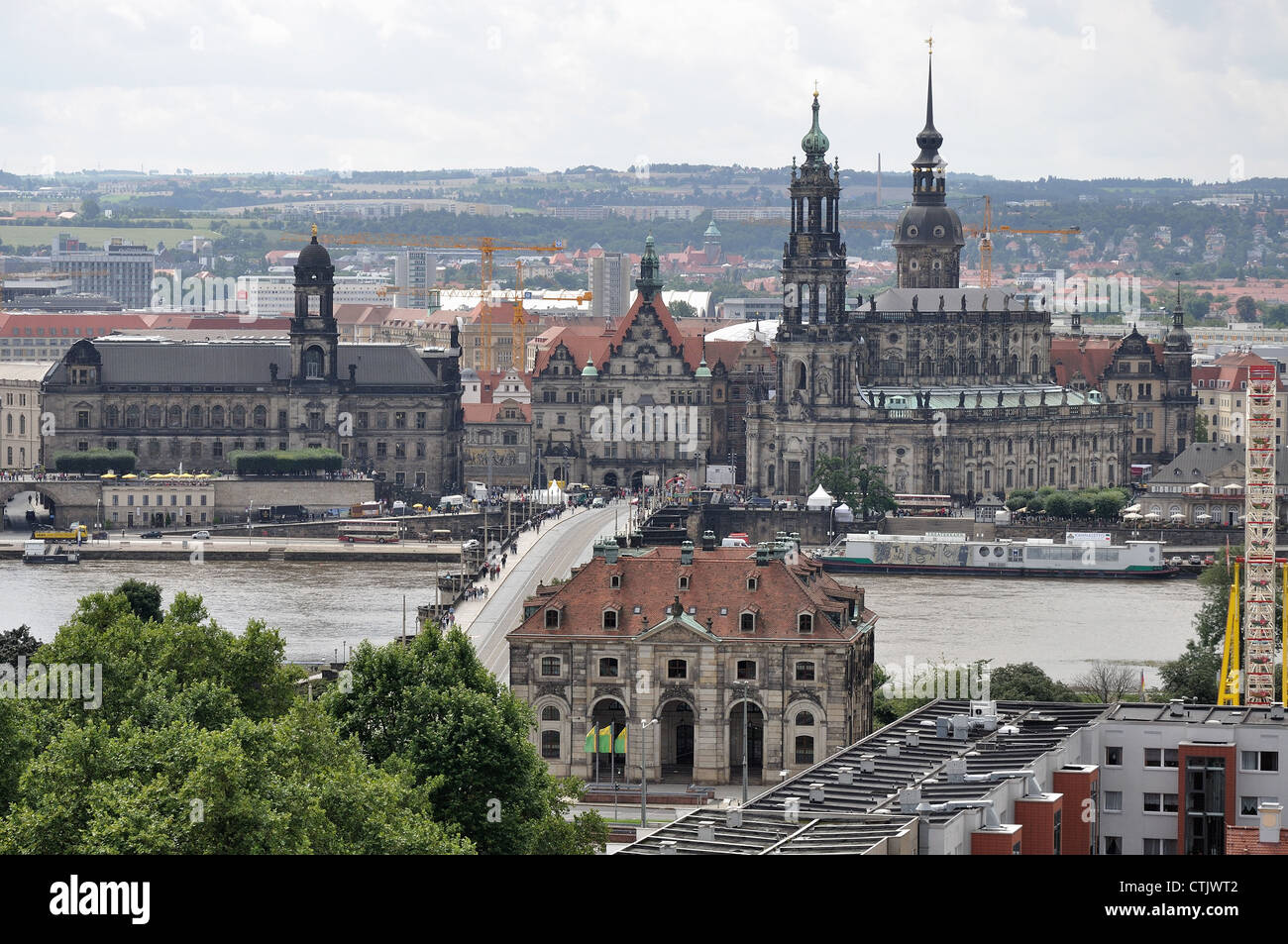 cityscape center Dresden Stock Photo - Alamy