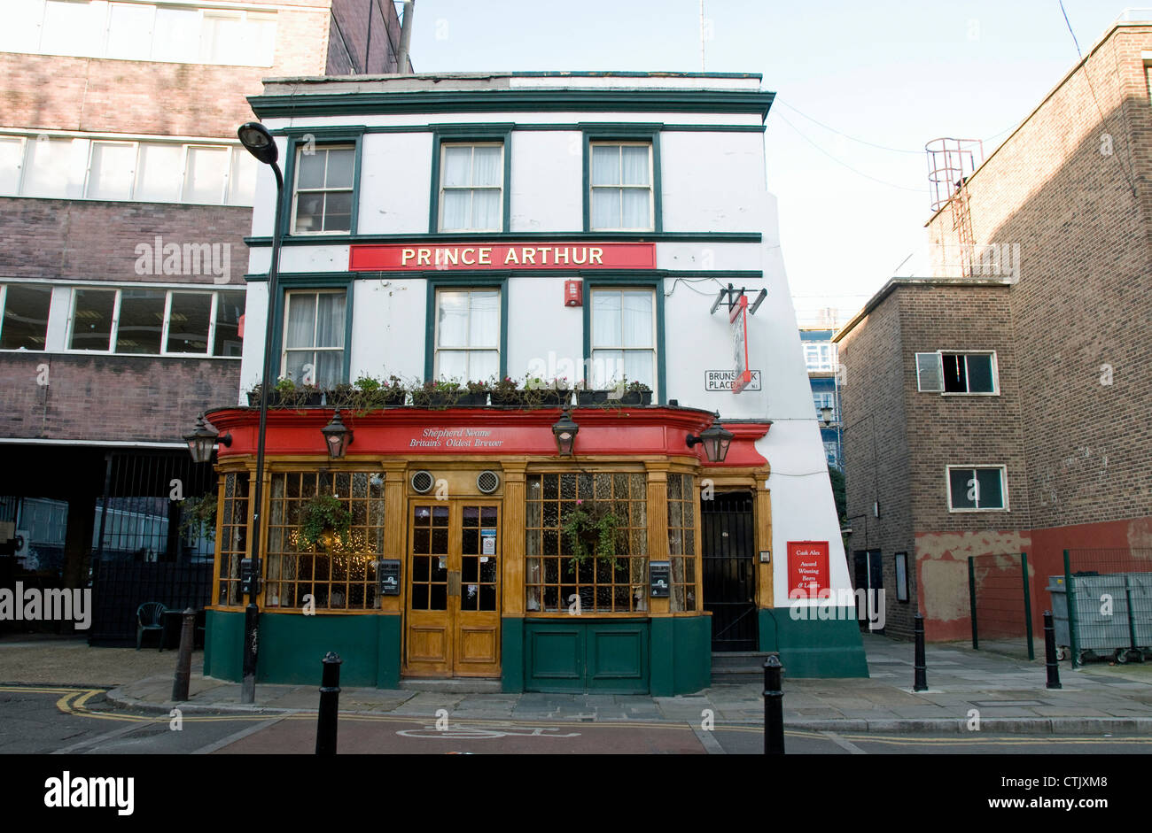 Prince Arthur Public House Hoxton, Hackney London England UK Stock ...