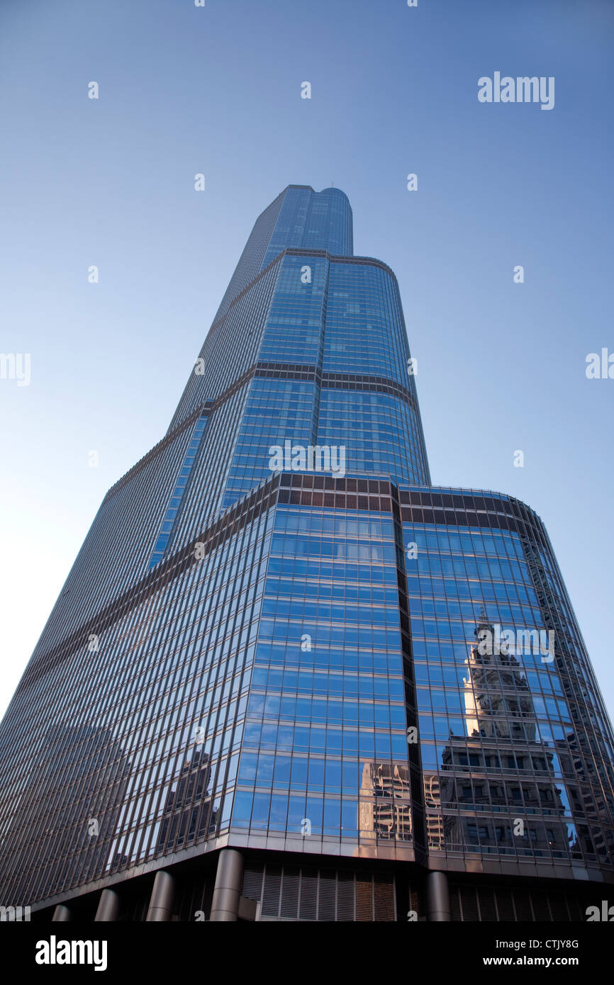 The Trump International Hotel and Tower condo hotel in Chicago Illinois ...