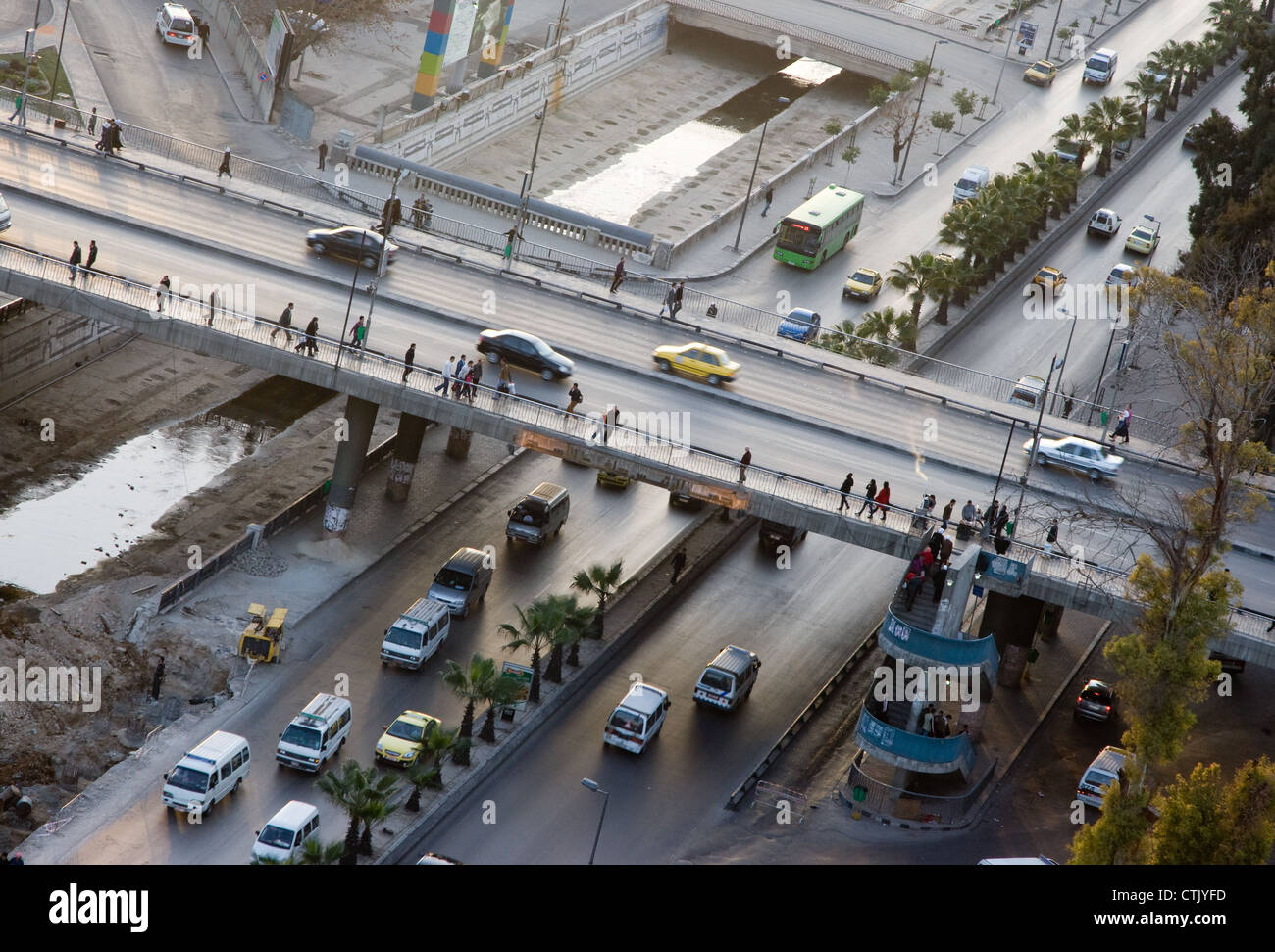 road traffic, in Damascus, Syria Stock Photo - Alamy