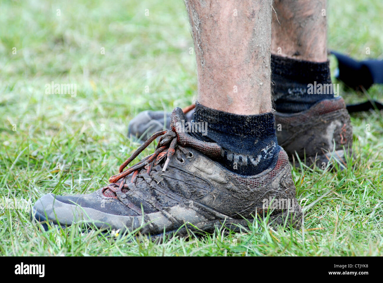Fell running feet Stock Photo - Alamy