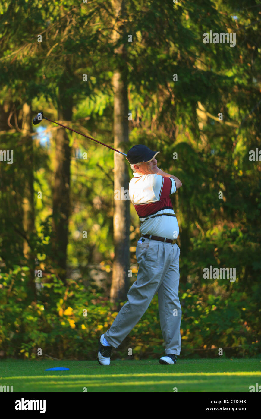 Golfing stance hi-res stock photography and images - Alamy