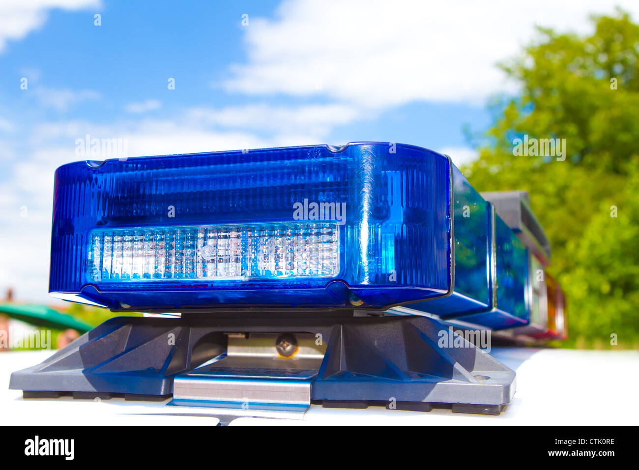 Police light bar hi-res stock photography and images - Alamy