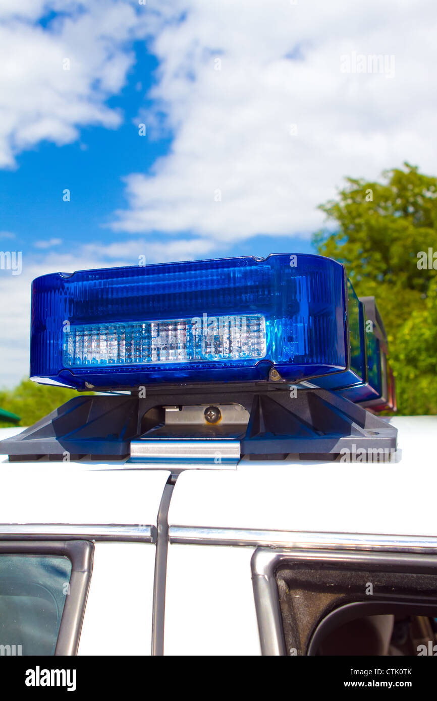 Police light bar hi-res stock photography and images - Alamy